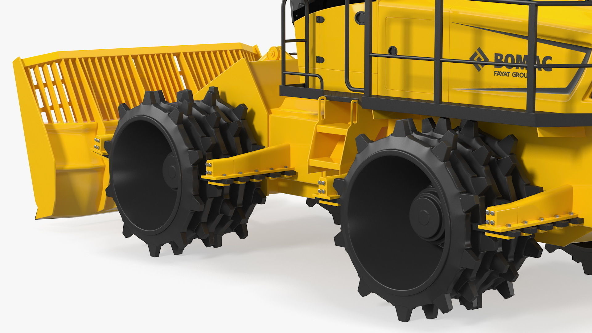 Bomag BC 473 RB5 Refuse Compactor 3D model | CGTrader