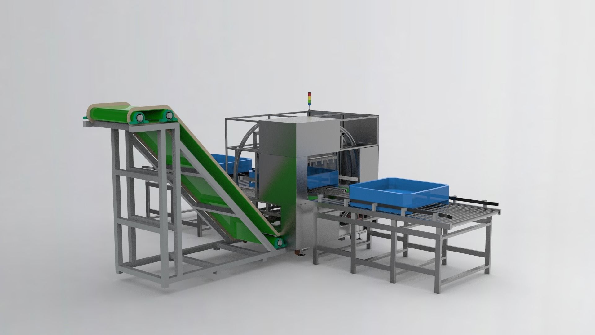 The big box rotating machine 3D model | CGTrader