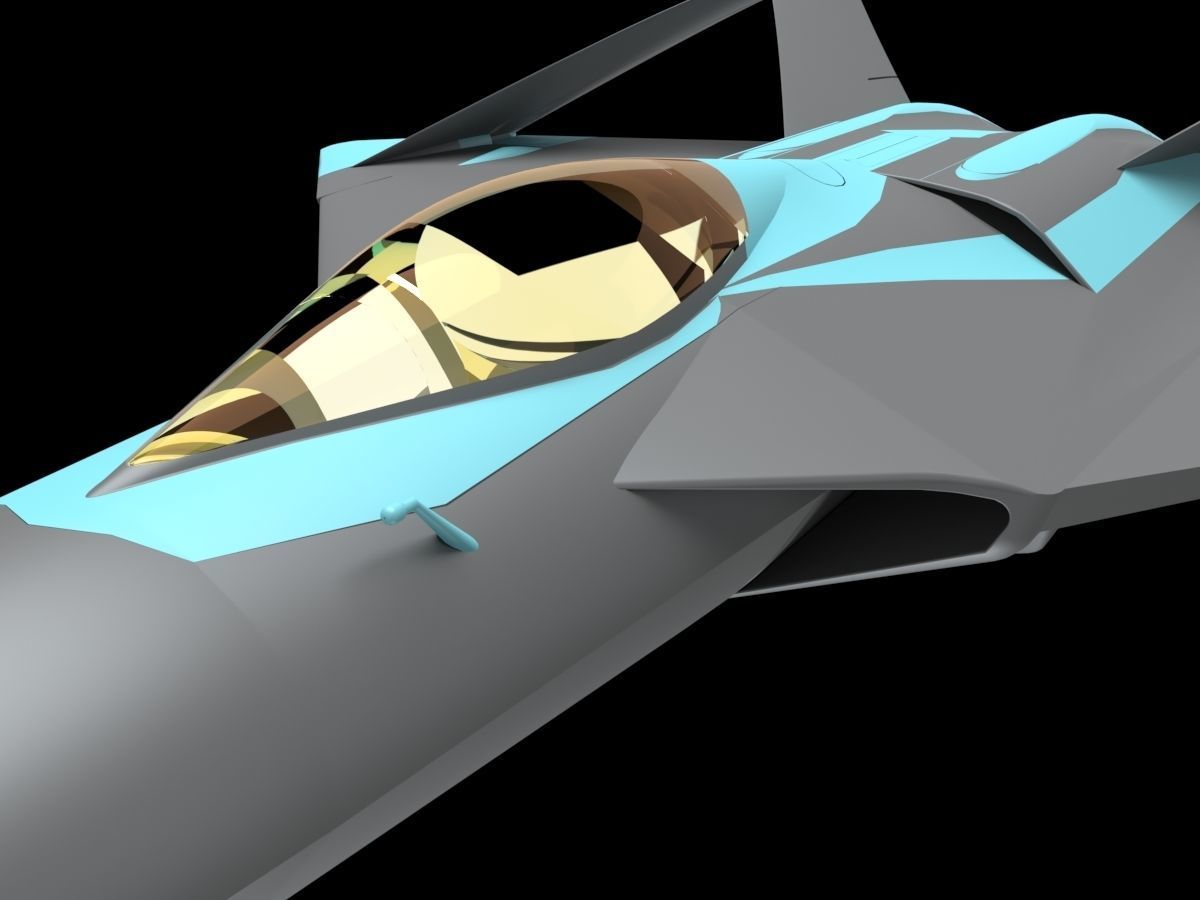 Xplane fighterjet FX 3D model | CGTrader