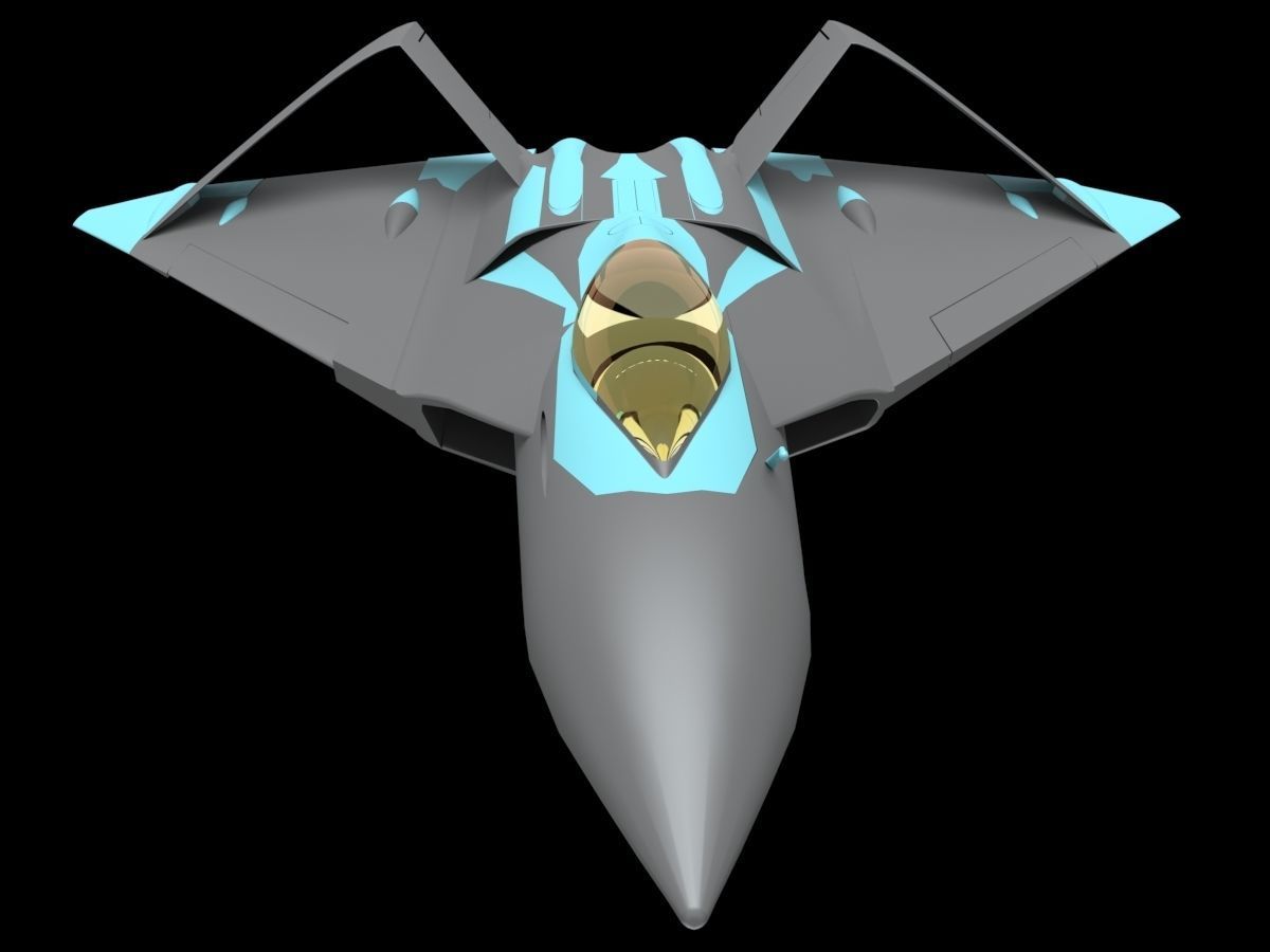 Xplane fighterjet FX 3D model | CGTrader
