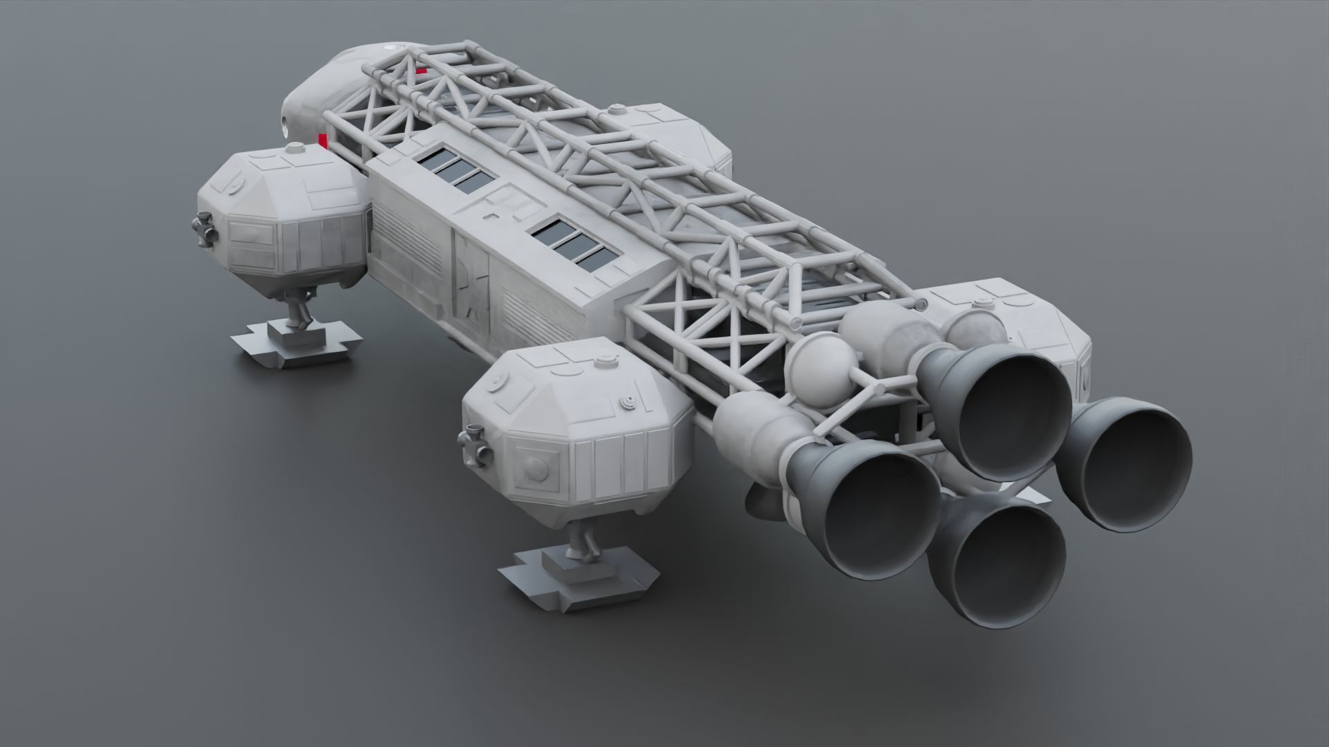 SPACE 1999 EAGLE 3D model | CGTrader