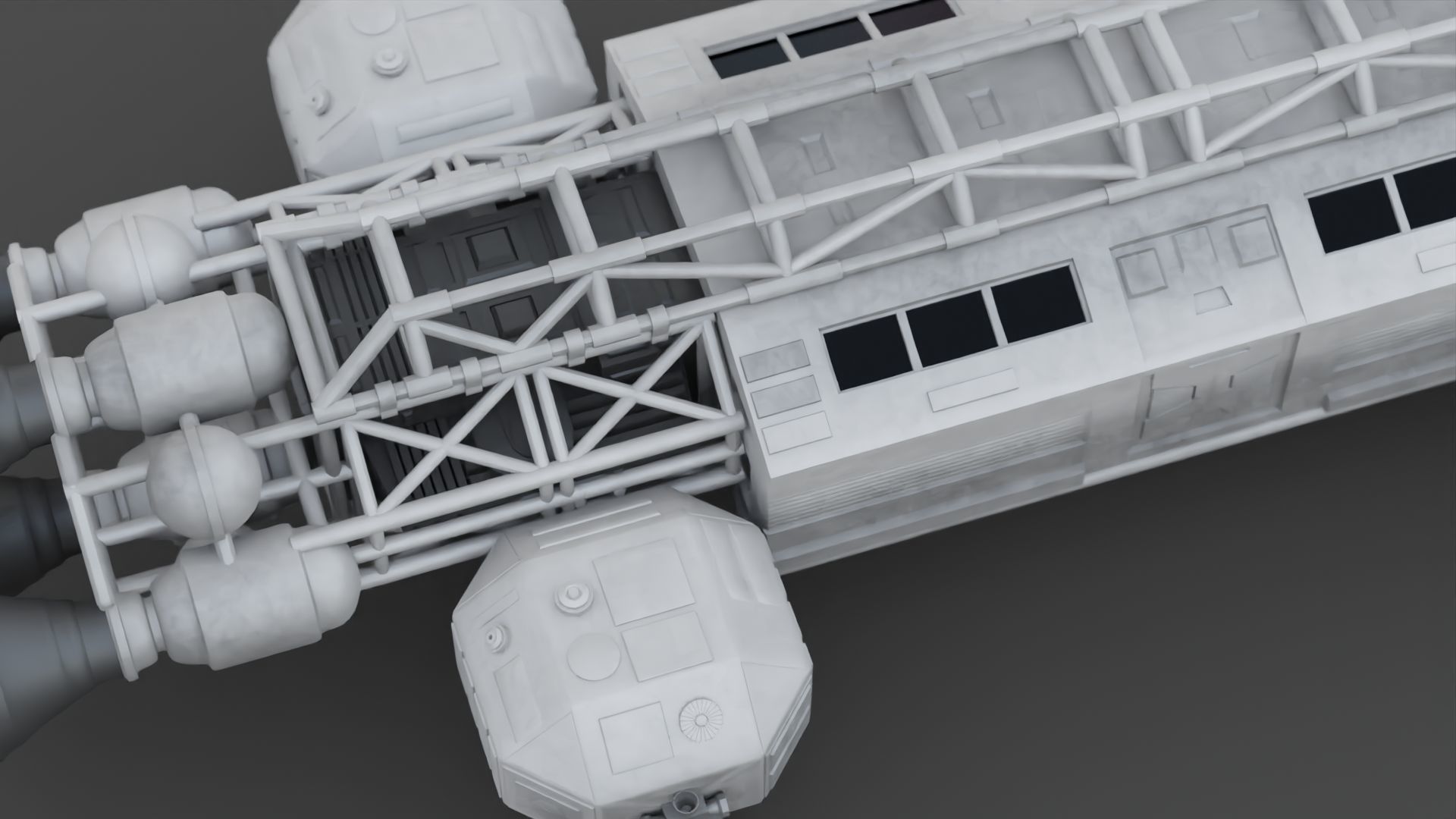 SPACE 1999 EAGLE 3D model | CGTrader