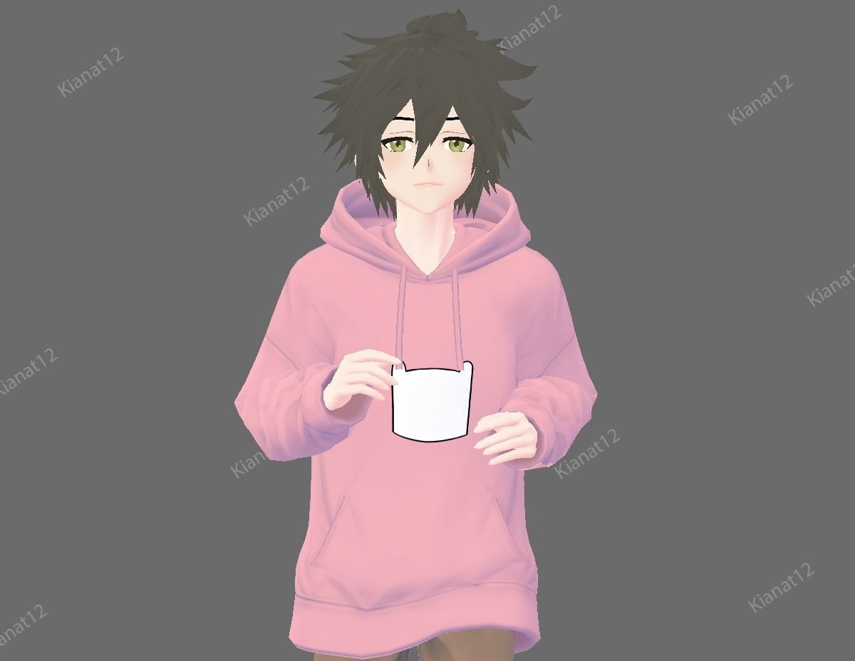 3d Model 3d Low Poly Male Avatar For Vrchat And Gaming Vr Ar Low Poly Cgtrader