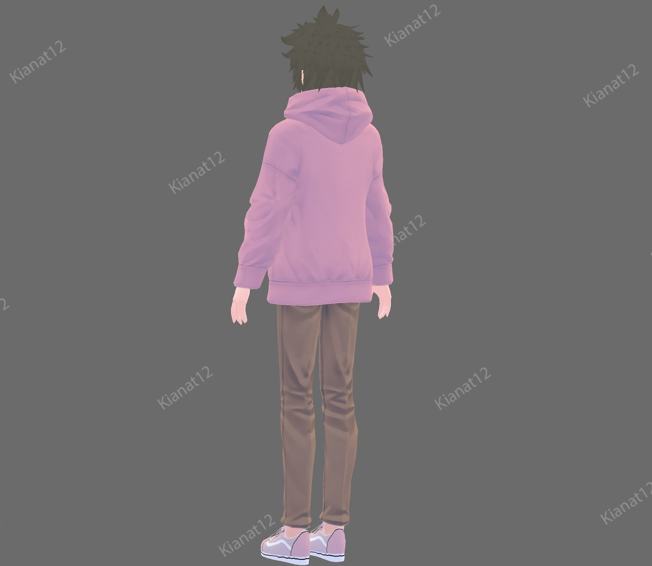 3D model 3d low poly male avatar for vrchat and gaming VR / AR / low ...