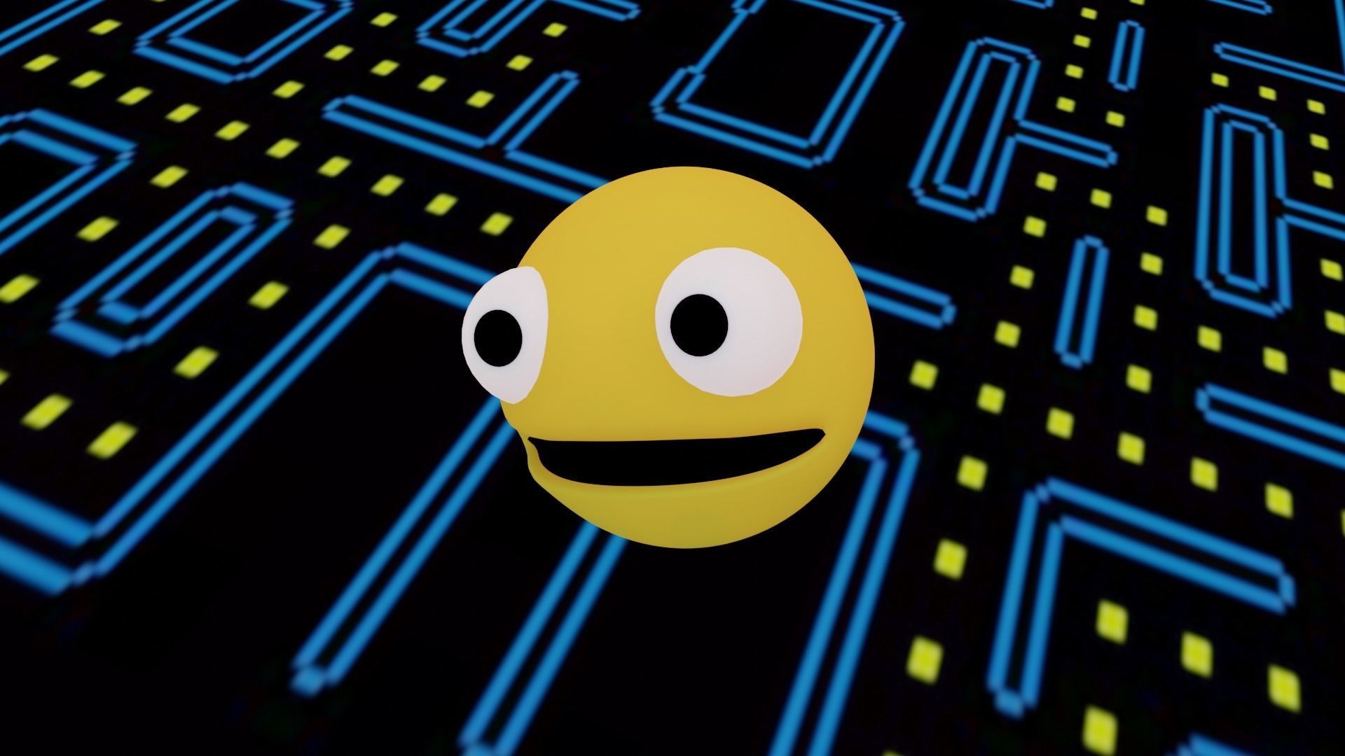 pac man 3D model | CGTrader