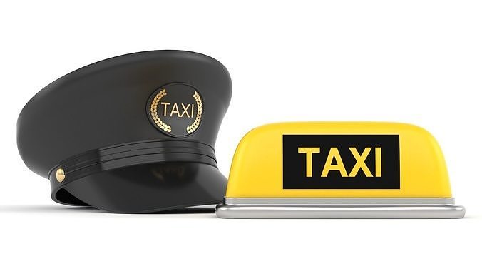 Taxi Driver Cap 3D model | CGTrader