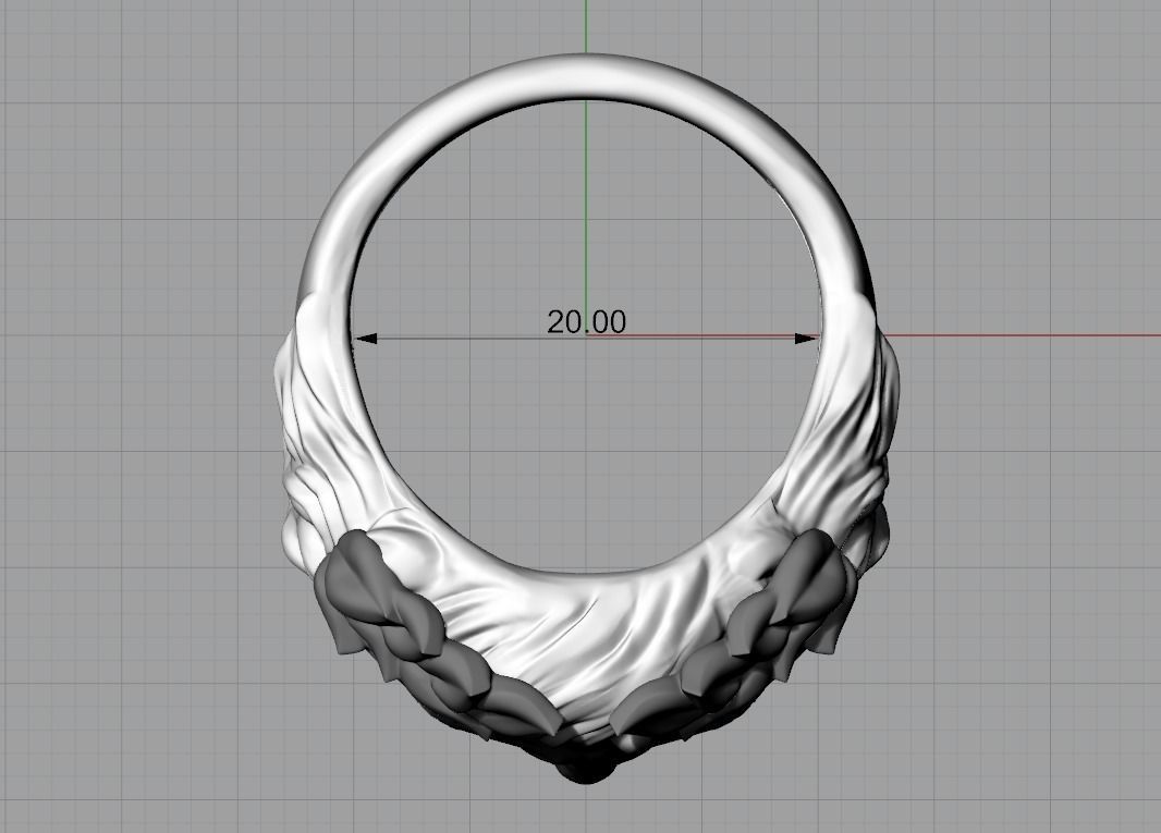 Ring Zeus 3D model 3D printable | CGTrader