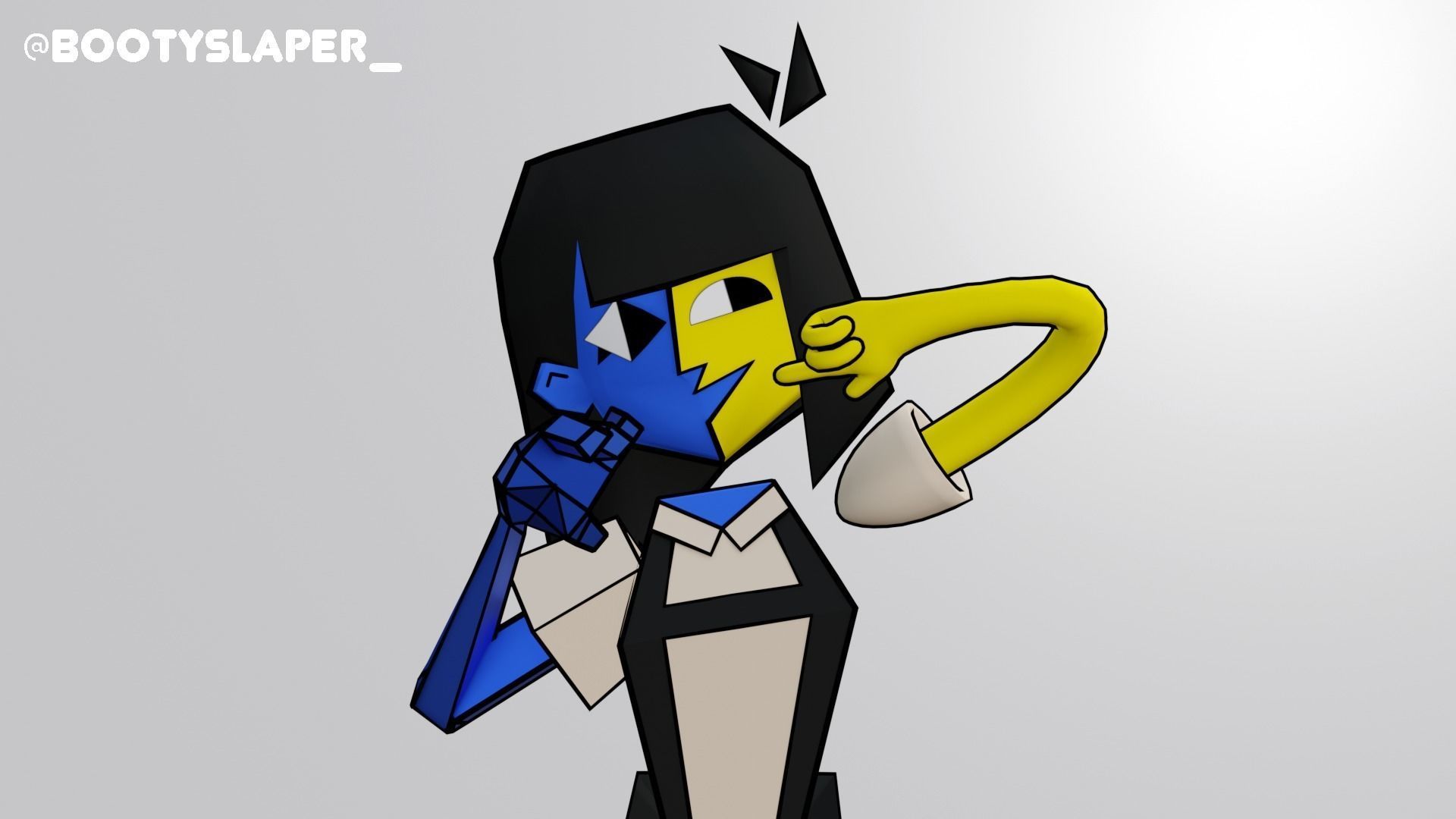 3D ENA RIG Model 3D model rigged | CGTrader