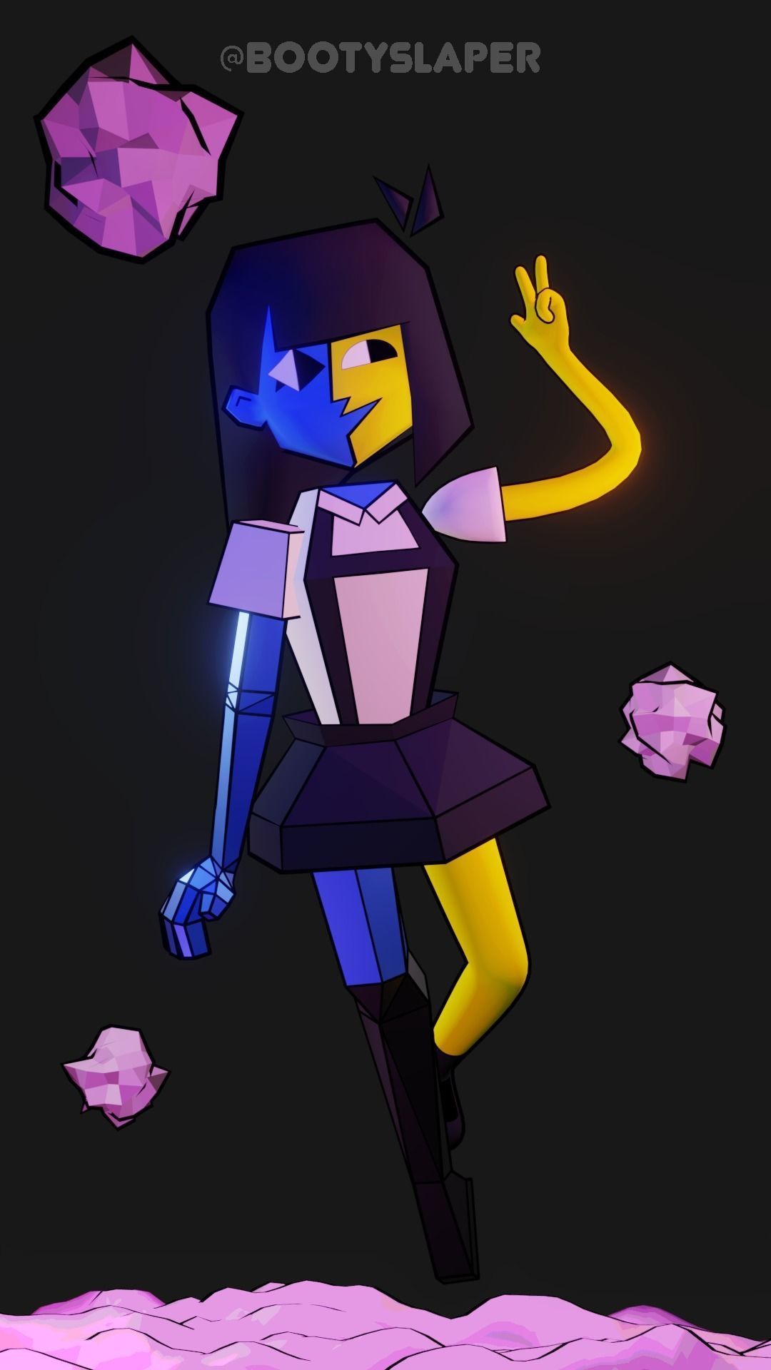 3D ENA RIG Model 3D model rigged | CGTrader