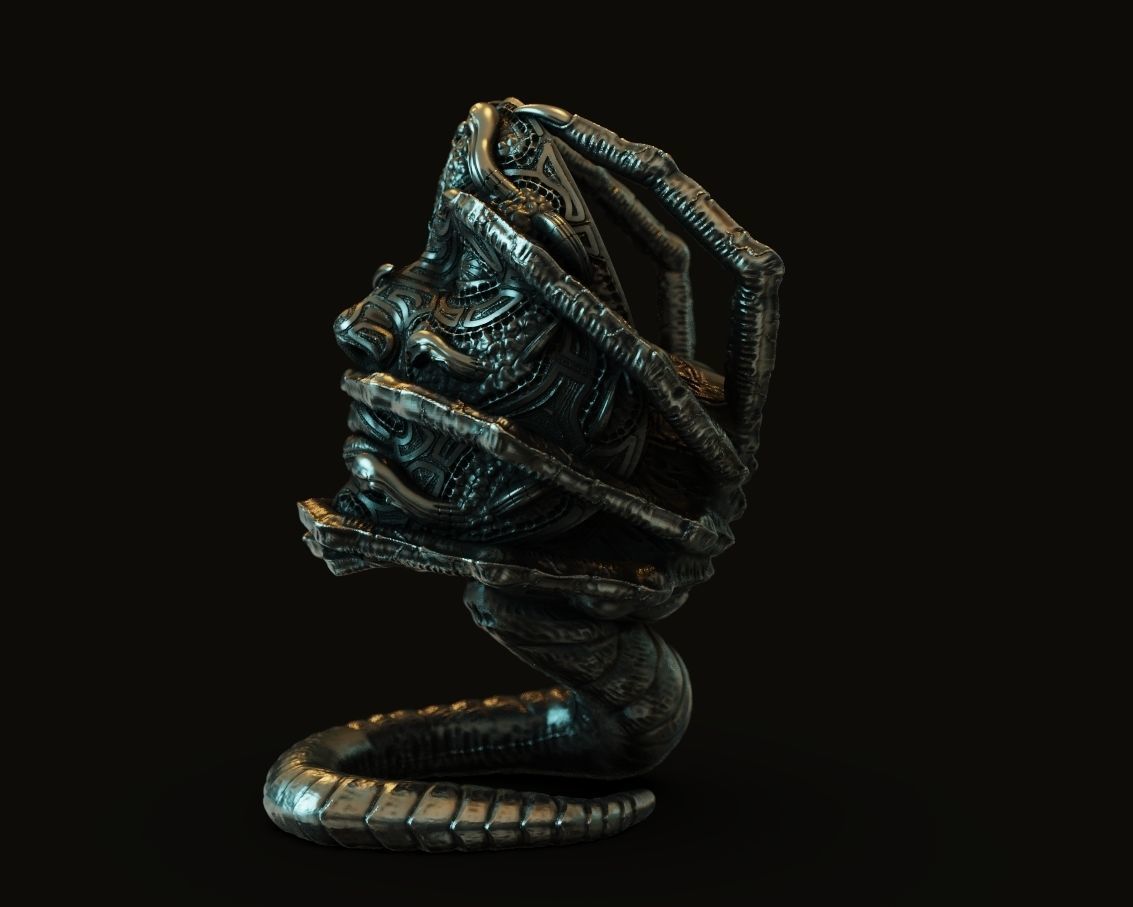 The Host alien head 3D model 3D printable | CGTrader