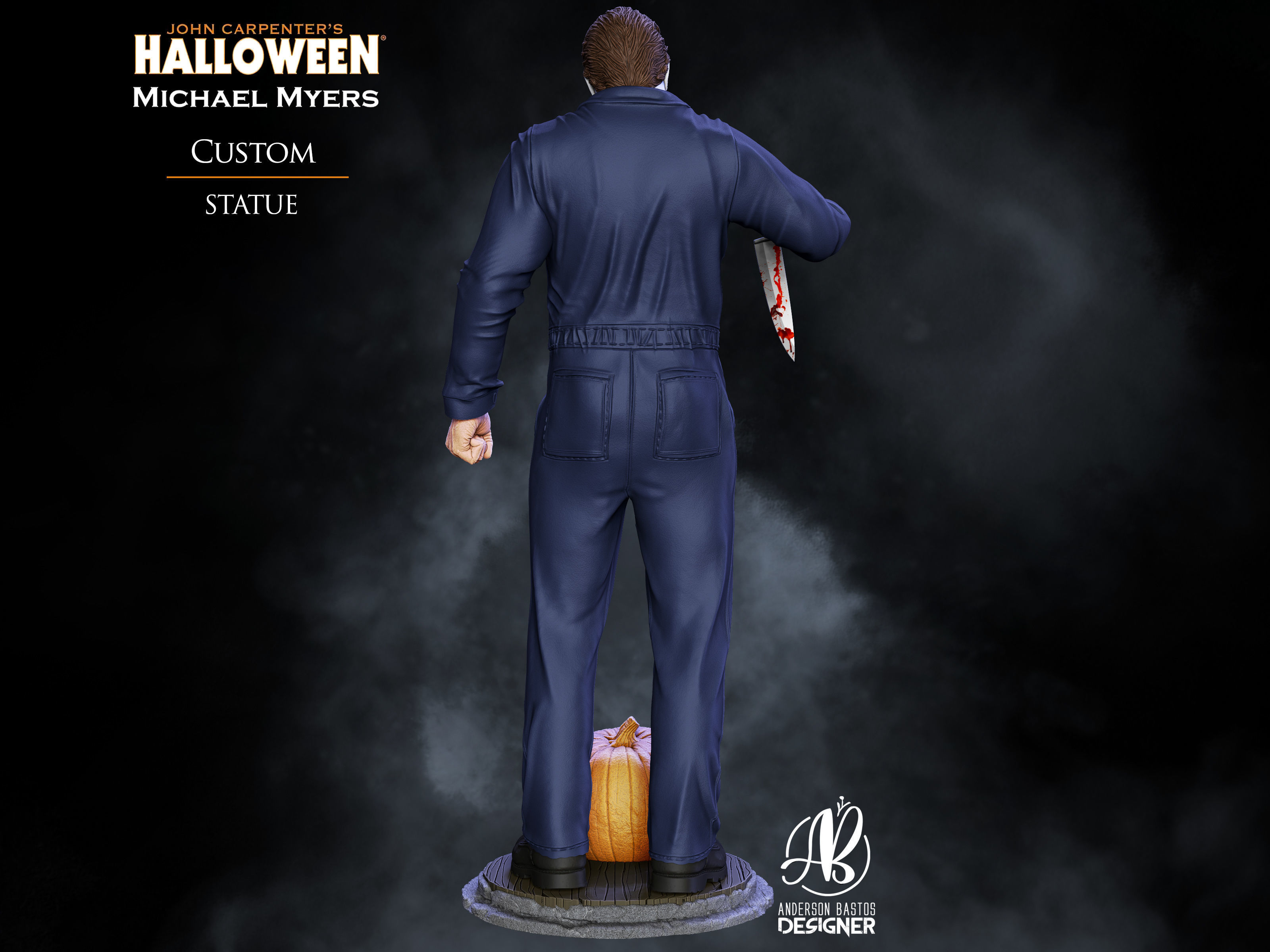 Michael Myers Halloween 3D model 3D printable | CGTrader