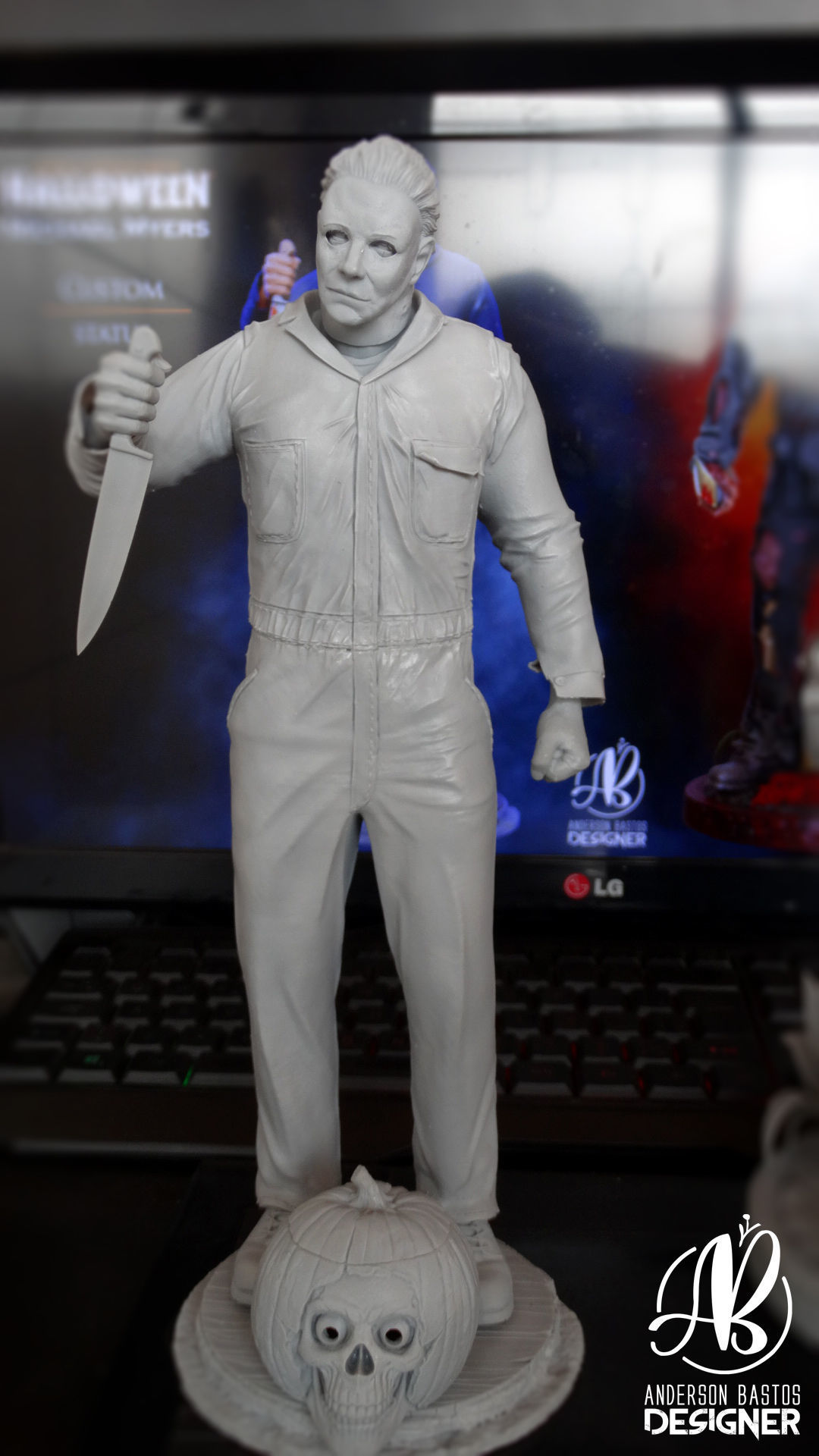 Michael Myers Halloween 3D model 3D printable | CGTrader