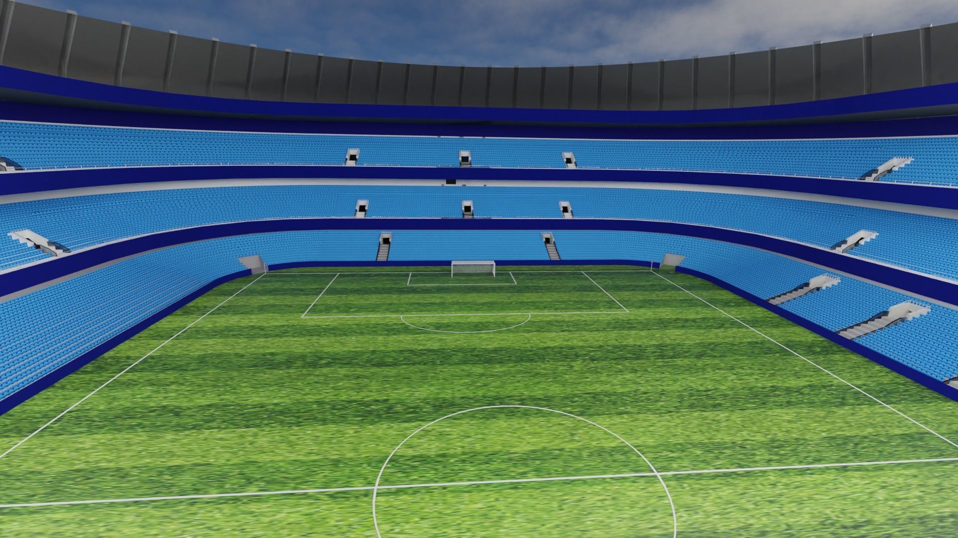 3D model Football Stadium VR / AR / low-poly | CGTrader