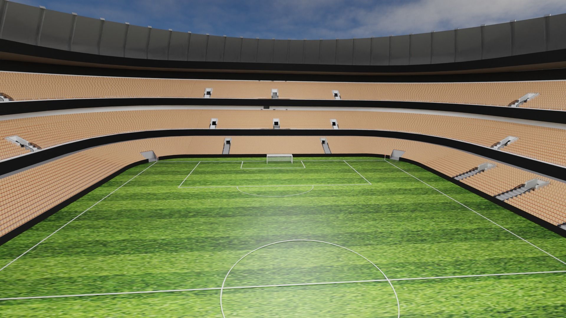 3D model Football Stadium VR / AR / low-poly | CGTrader