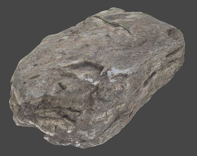 3D model California Sandy River Rock - 8K Textures - 6 Mesh Resolutions ...