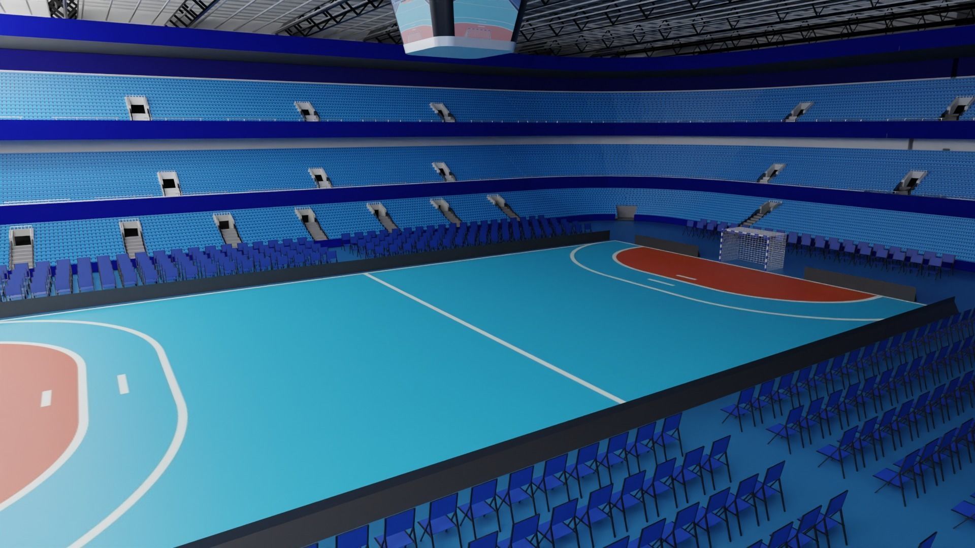 3D model Handball Stadium VR / AR / low-poly | CGTrader