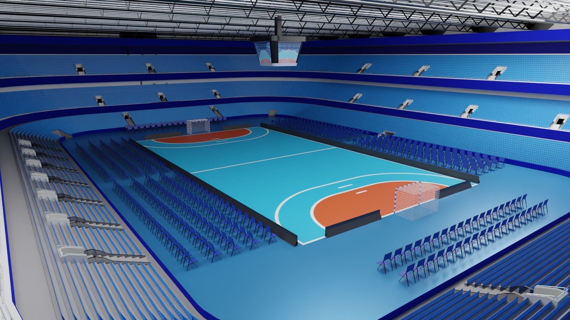 3D model Handball Stadium VR / AR / low-poly | CGTrader