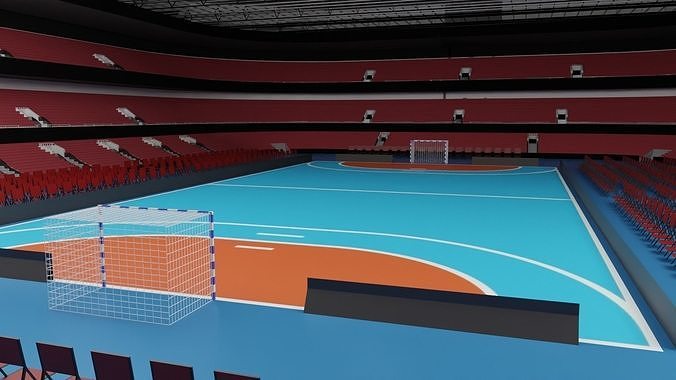 3D model Handball Stadium VR / AR / low-poly | CGTrader