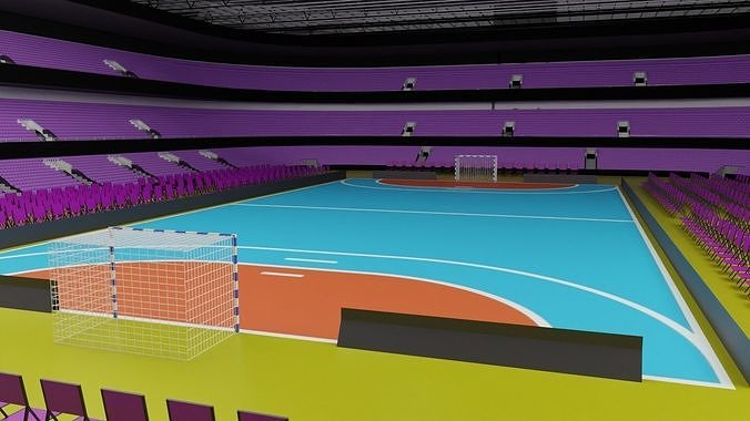 3D model Handball Stadium VR / AR / low-poly | CGTrader