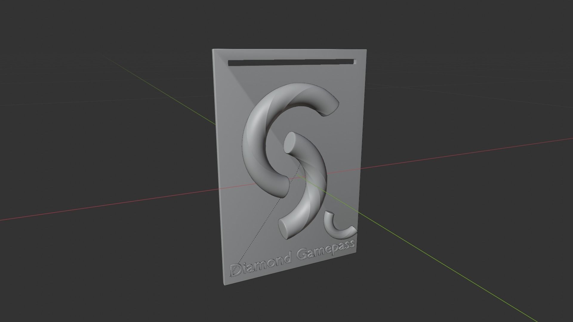 Sci-fi Diamond Game pass animated 3D model animated | CGTrader