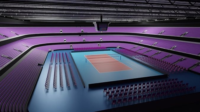 3D model Volleyball Stadium VR / AR / low-poly | CGTrader