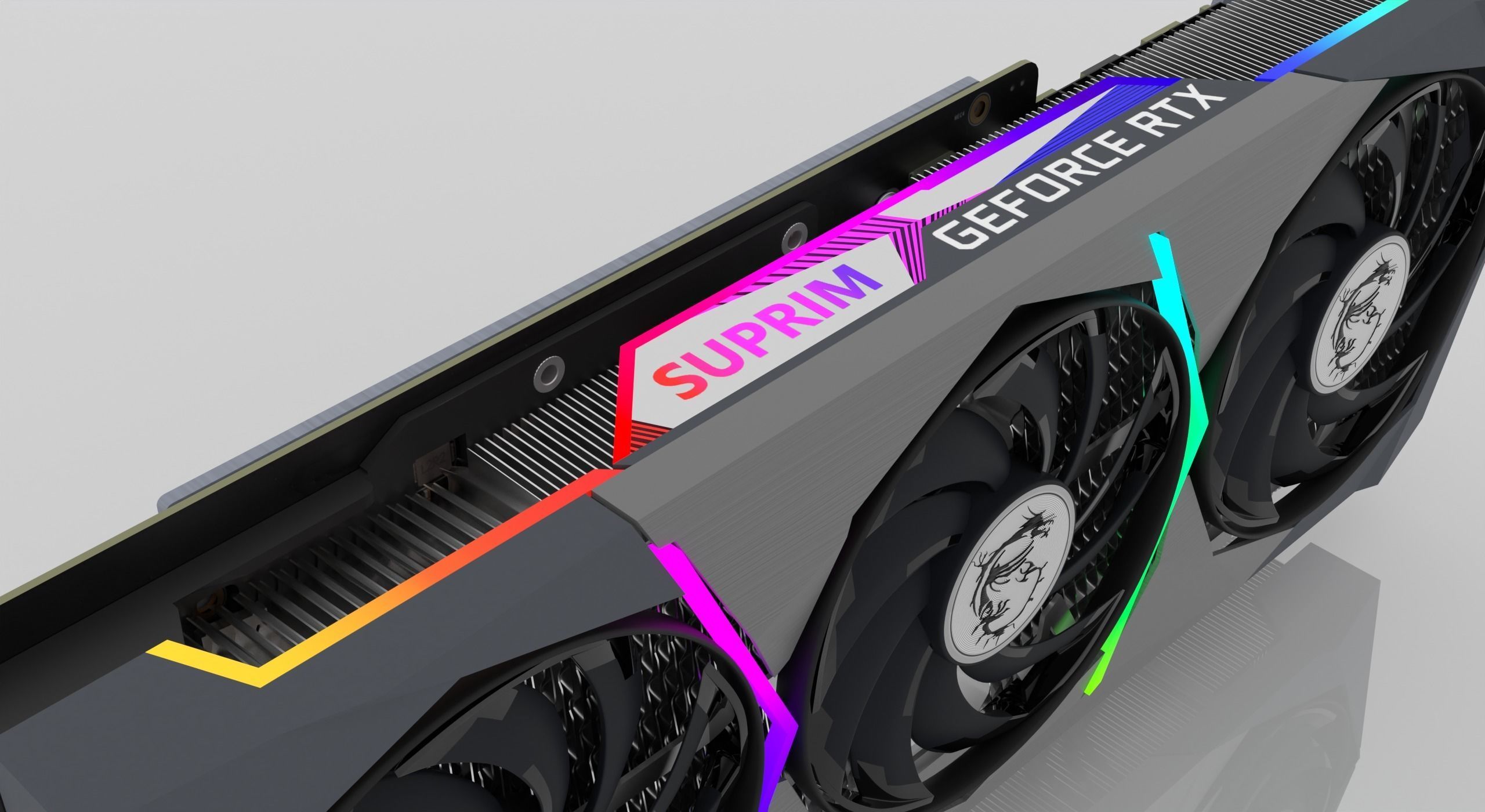 MSI GeForce RTX 3090 SUPRIM X 24G 3D model | CGTrader