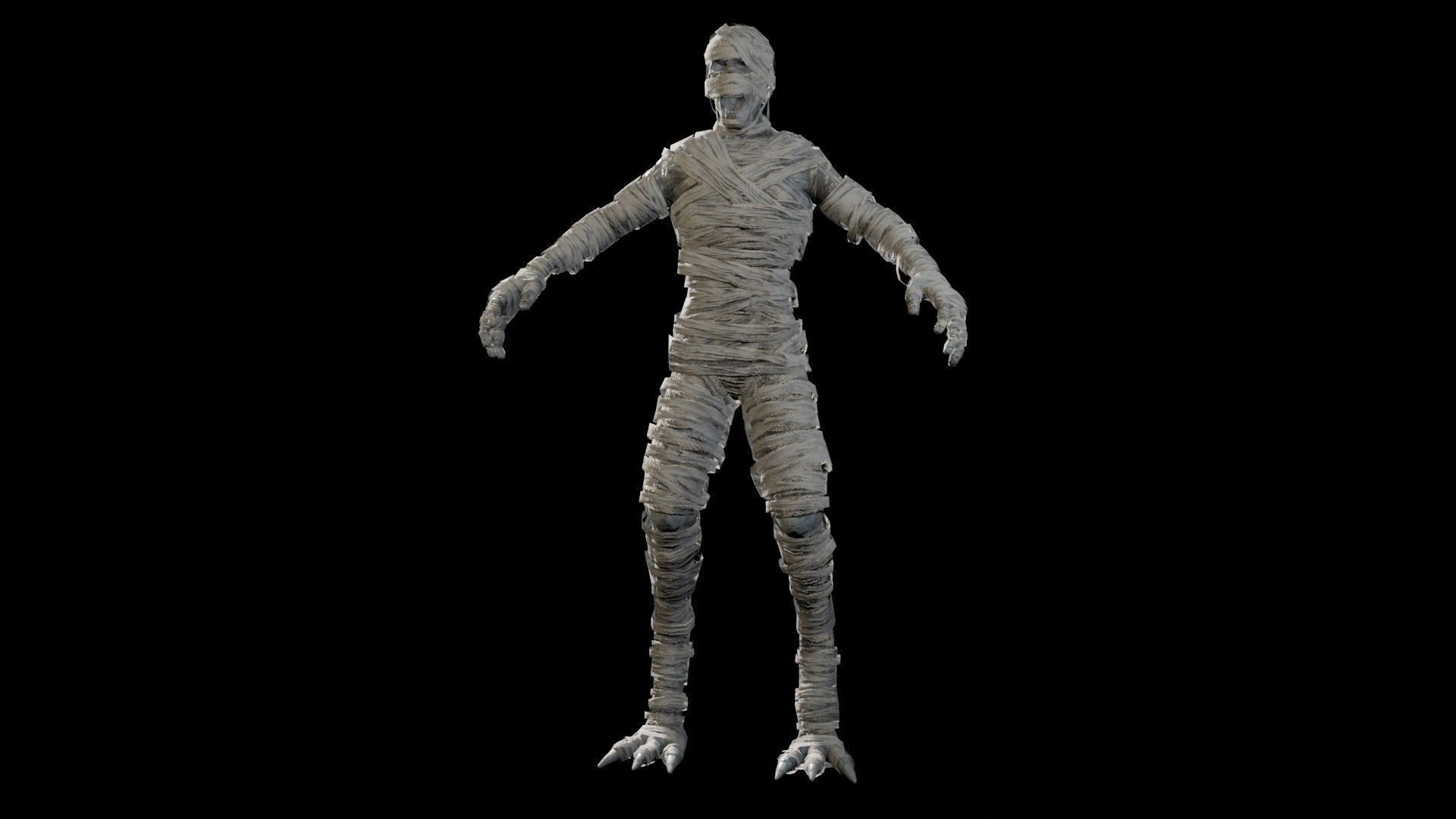 3D model Ancient mummy VR / AR / low-poly | CGTrader