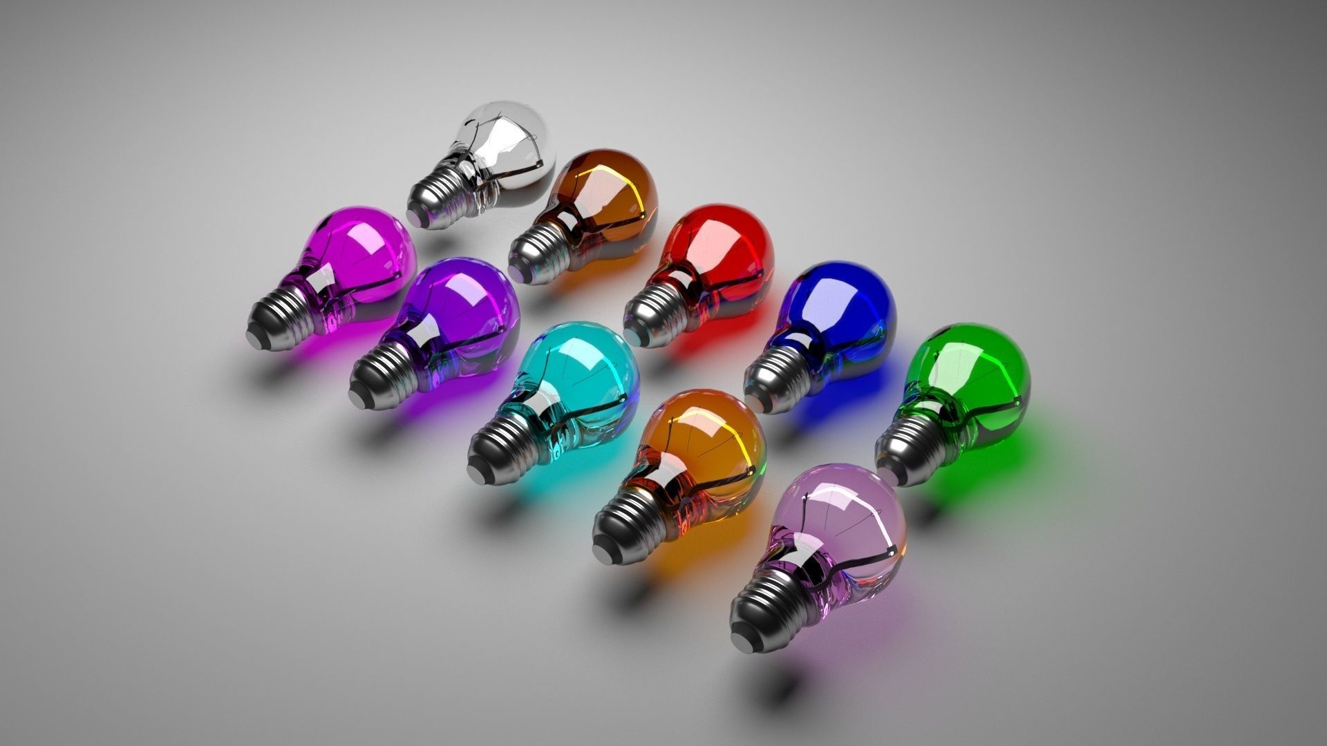 Light Bulbs Set 3D model | CGTrader