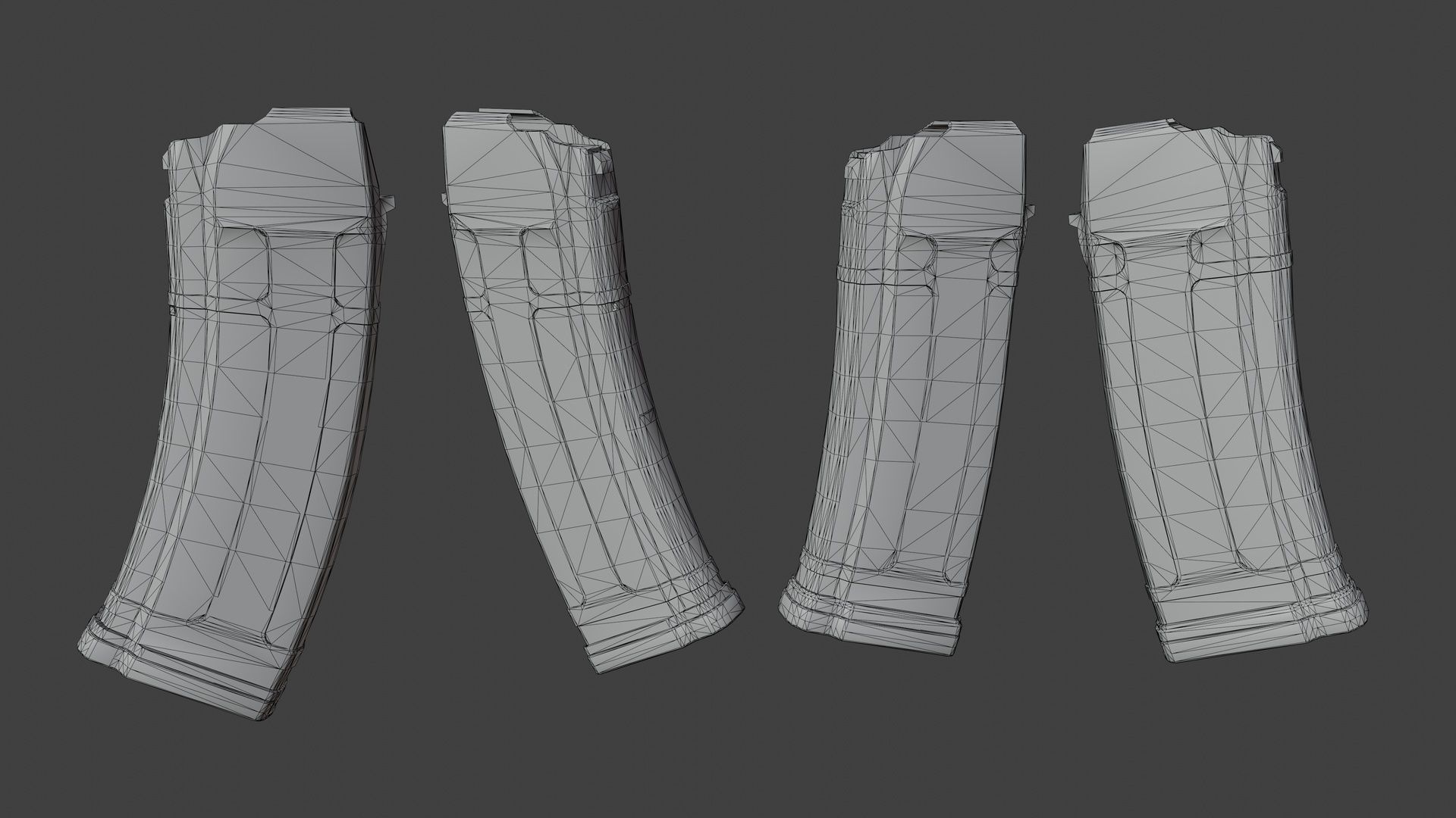 3D model Pufgun AK Magazines VR / AR / low-poly | CGTrader