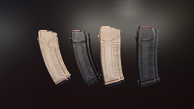 3D model Pufgun AK Magazines VR / AR / low-poly | CGTrader