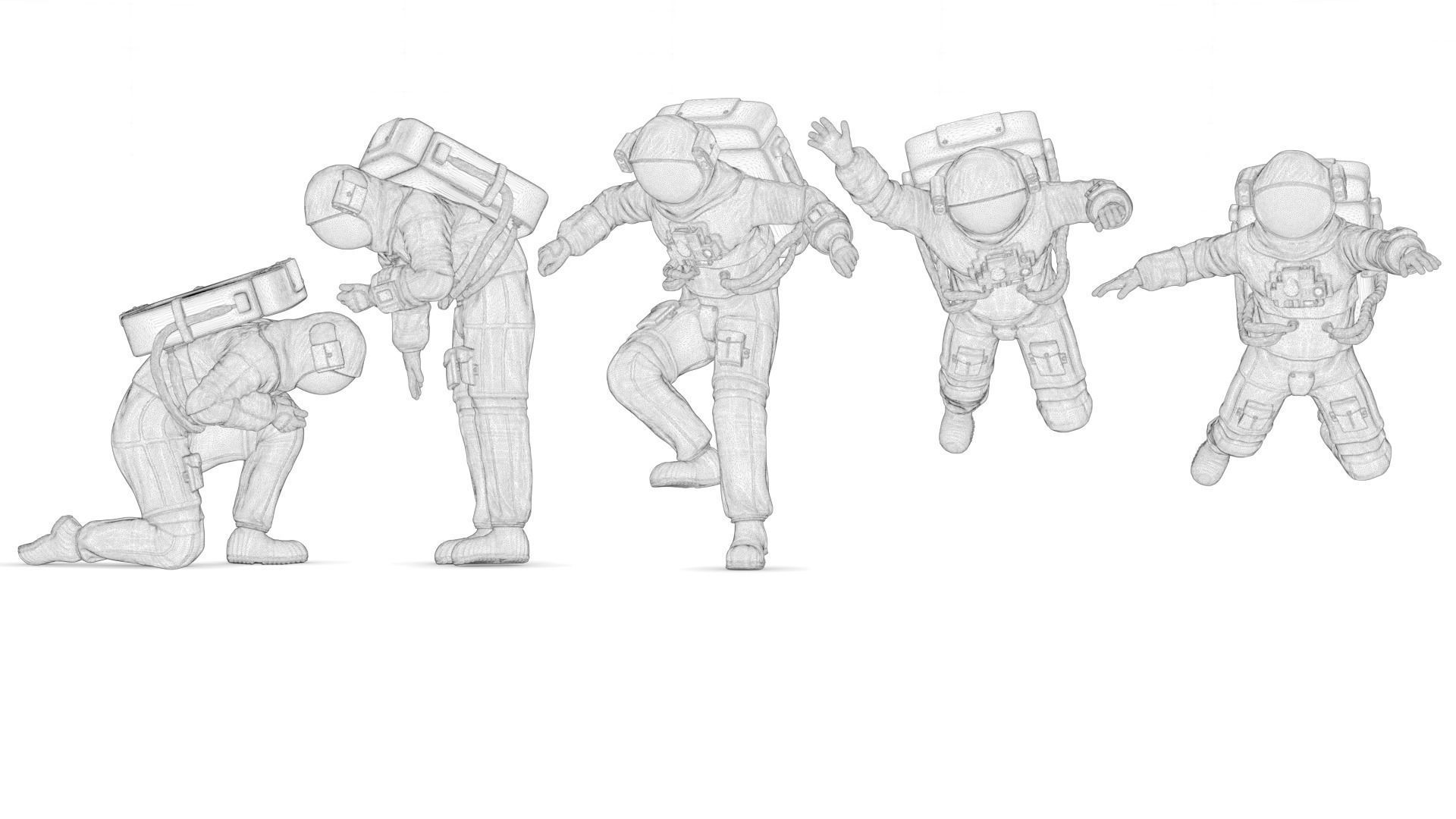 Astronaut 05 3D model 3D printable | CGTrader