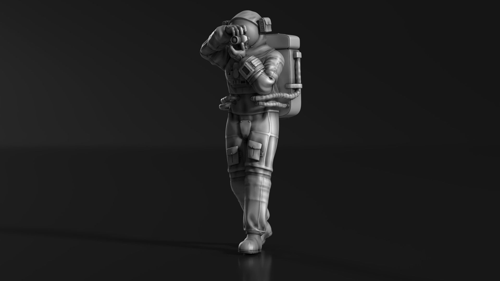 Astronaut 05 3D model 3D printable | CGTrader