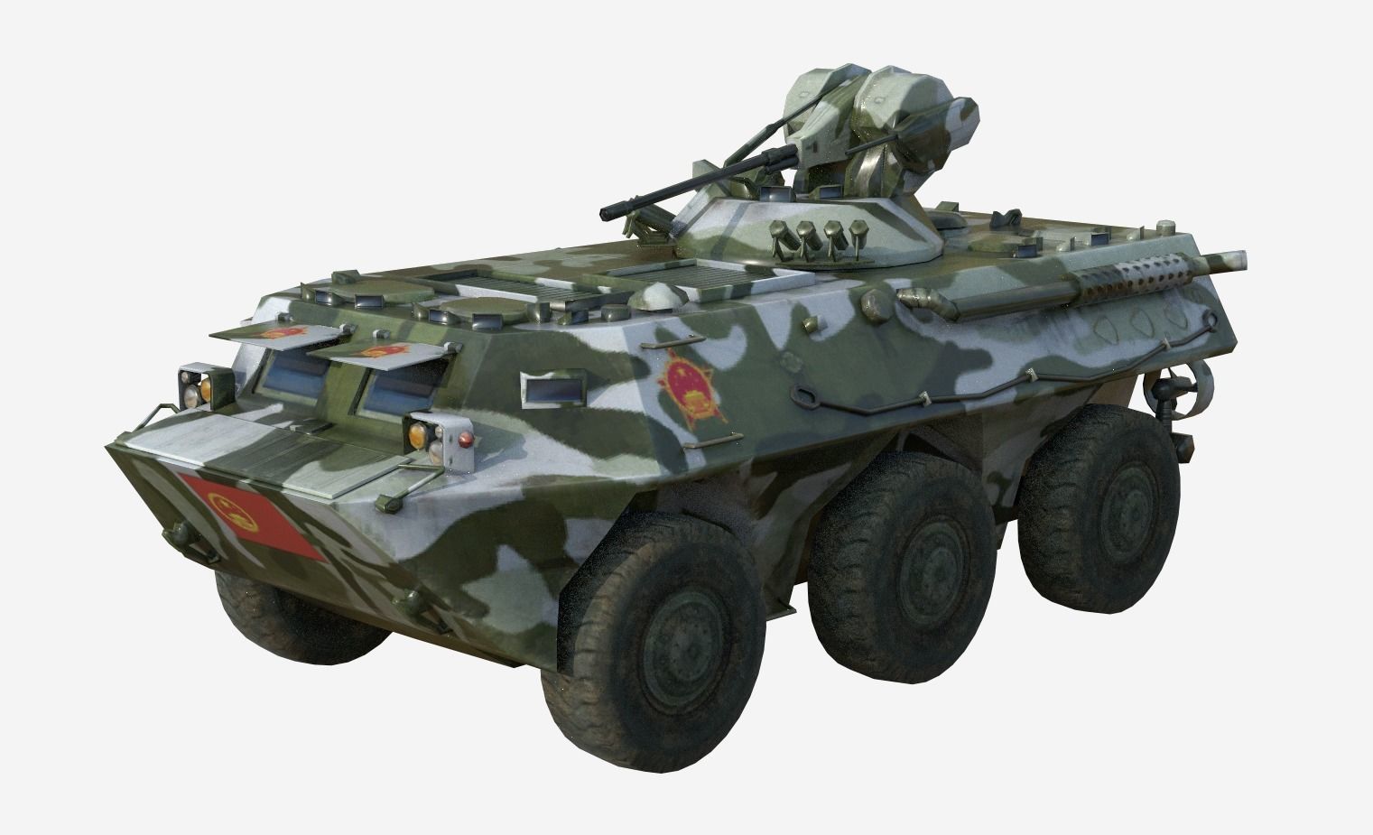 WZ551 Mercenaries 2 fighting vehicle free VR / AR / low-poly 3D model ...