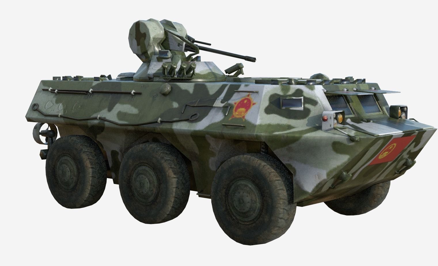 WZ551 Mercenaries 2 fighting vehicle free VR / AR / low-poly 3D model ...