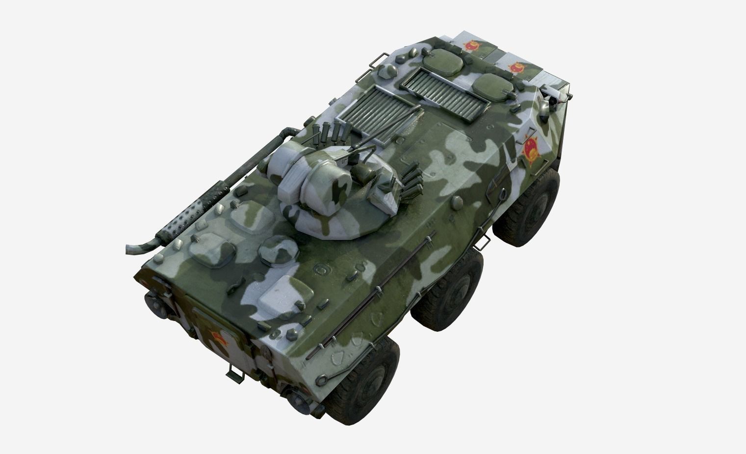 WZ551 Mercenaries 2 fighting vehicle free VR / AR / low-poly 3D model ...