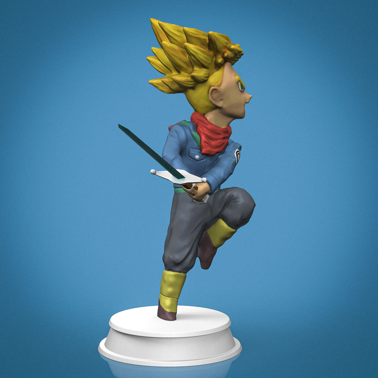 Trunk Dragon Ball 3D Printable free 3D model 3D printable | CGTrader