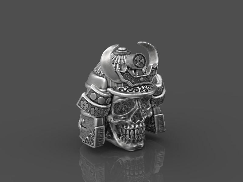Head skull samurai 3d model for 3d printing 3D print model 3D model 3D ...