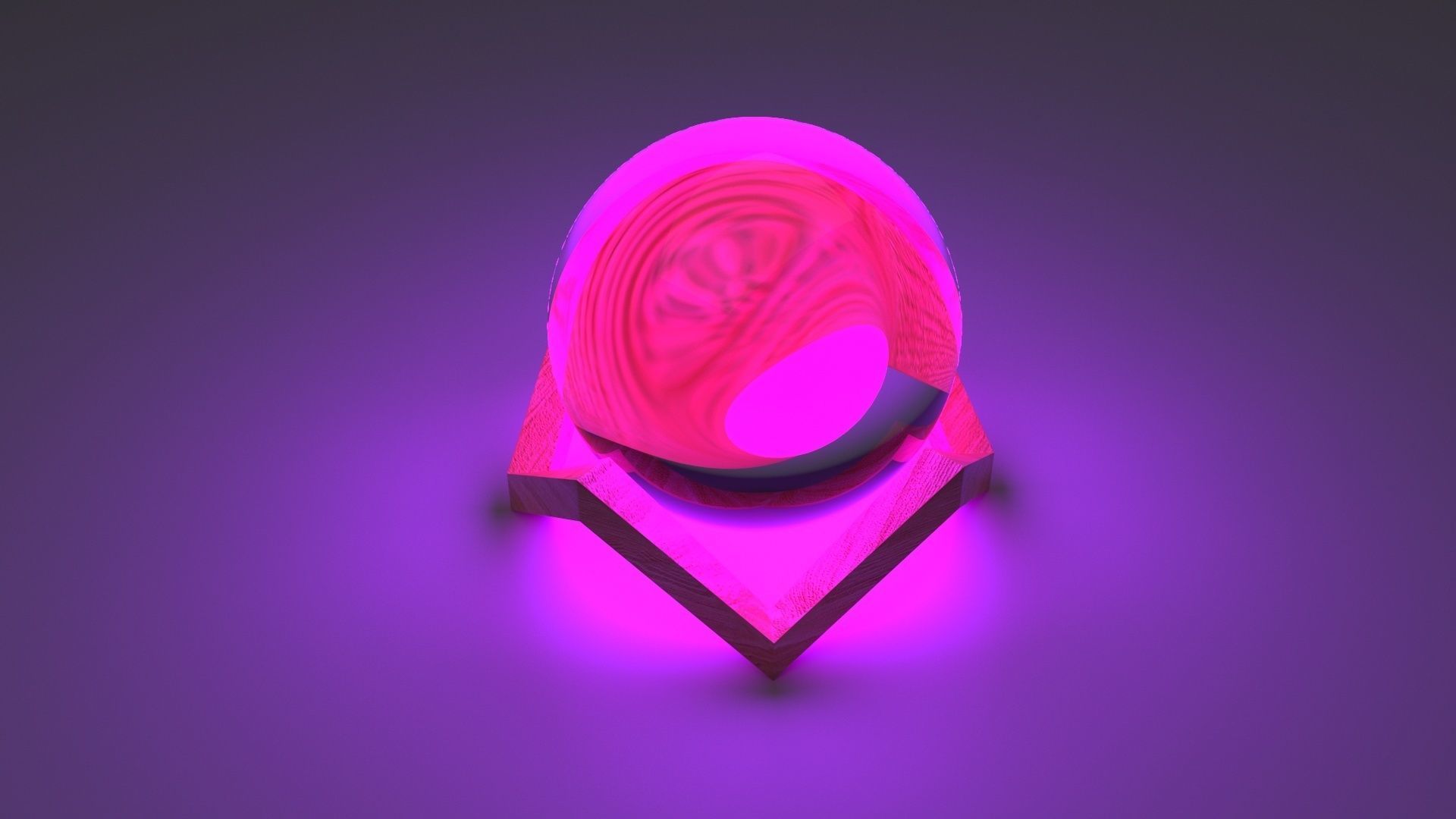 Lamp With Color Changing Animation 3D model animated | CGTrader