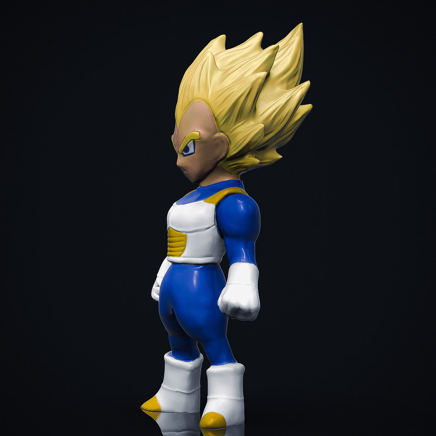 Vegeta Dragon Ball 3D Printable free 3D model 3D printable | CGTrader