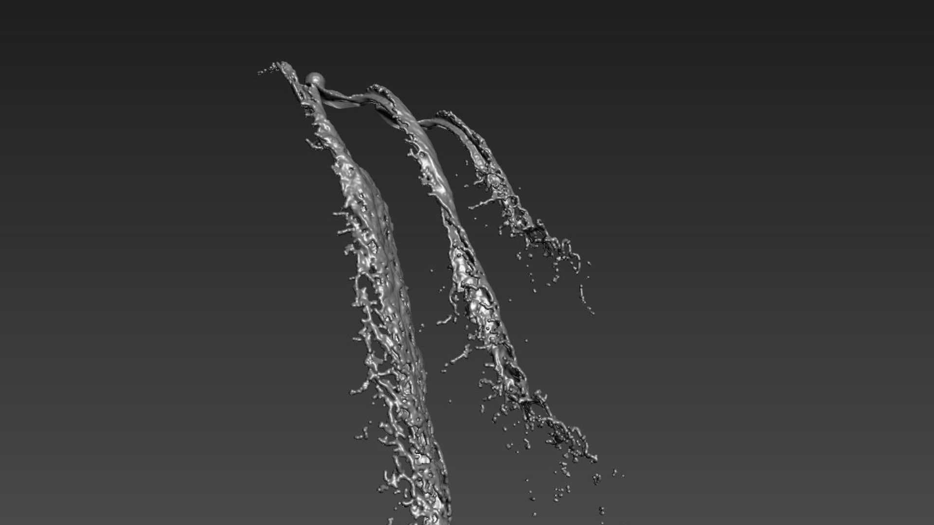 Water Splash Pouring Animation 3D model animated | CGTrader