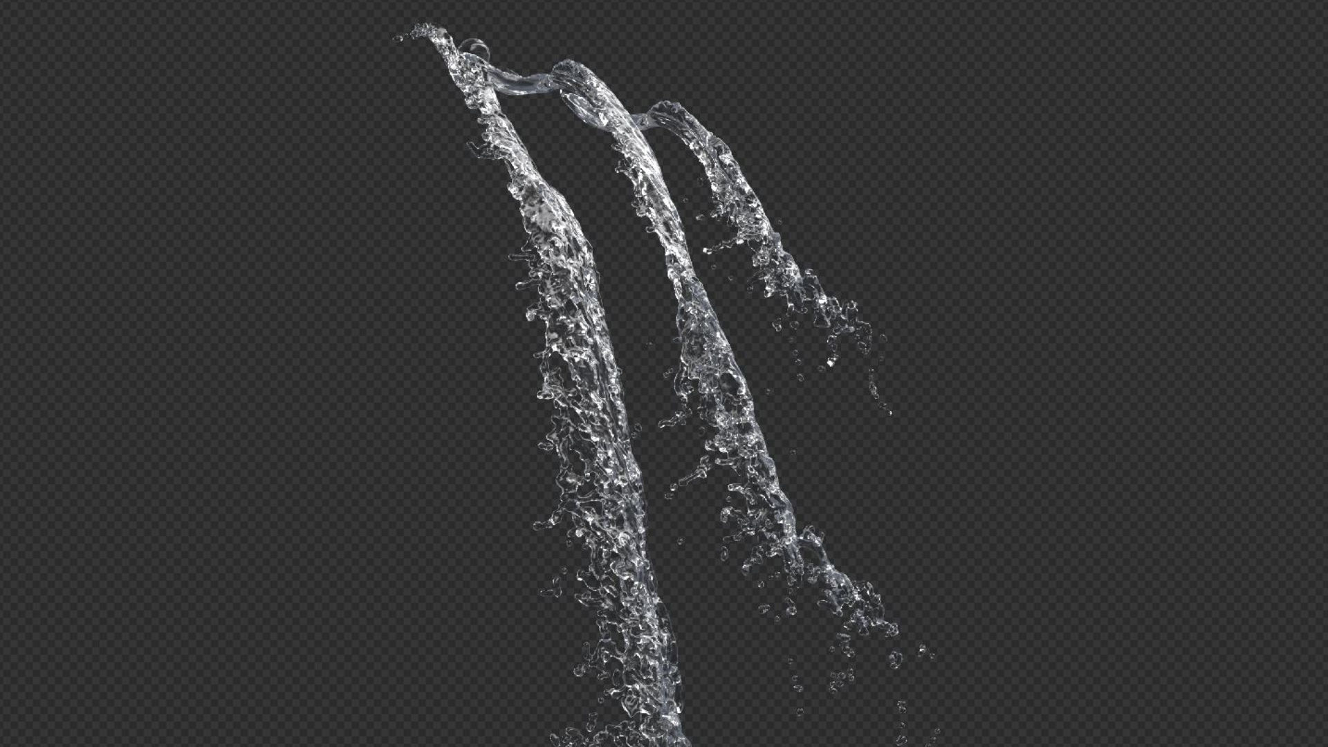 Water Splash Pouring Animation 3D model animated | CGTrader