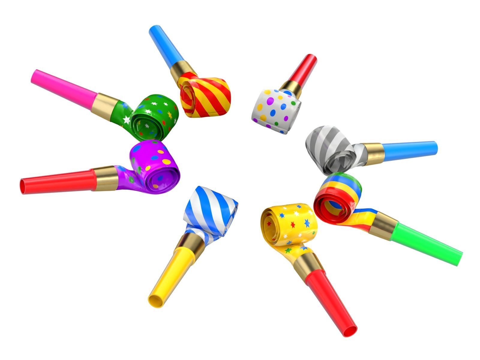 Party Whistle Animation 3D model animated | CGTrader