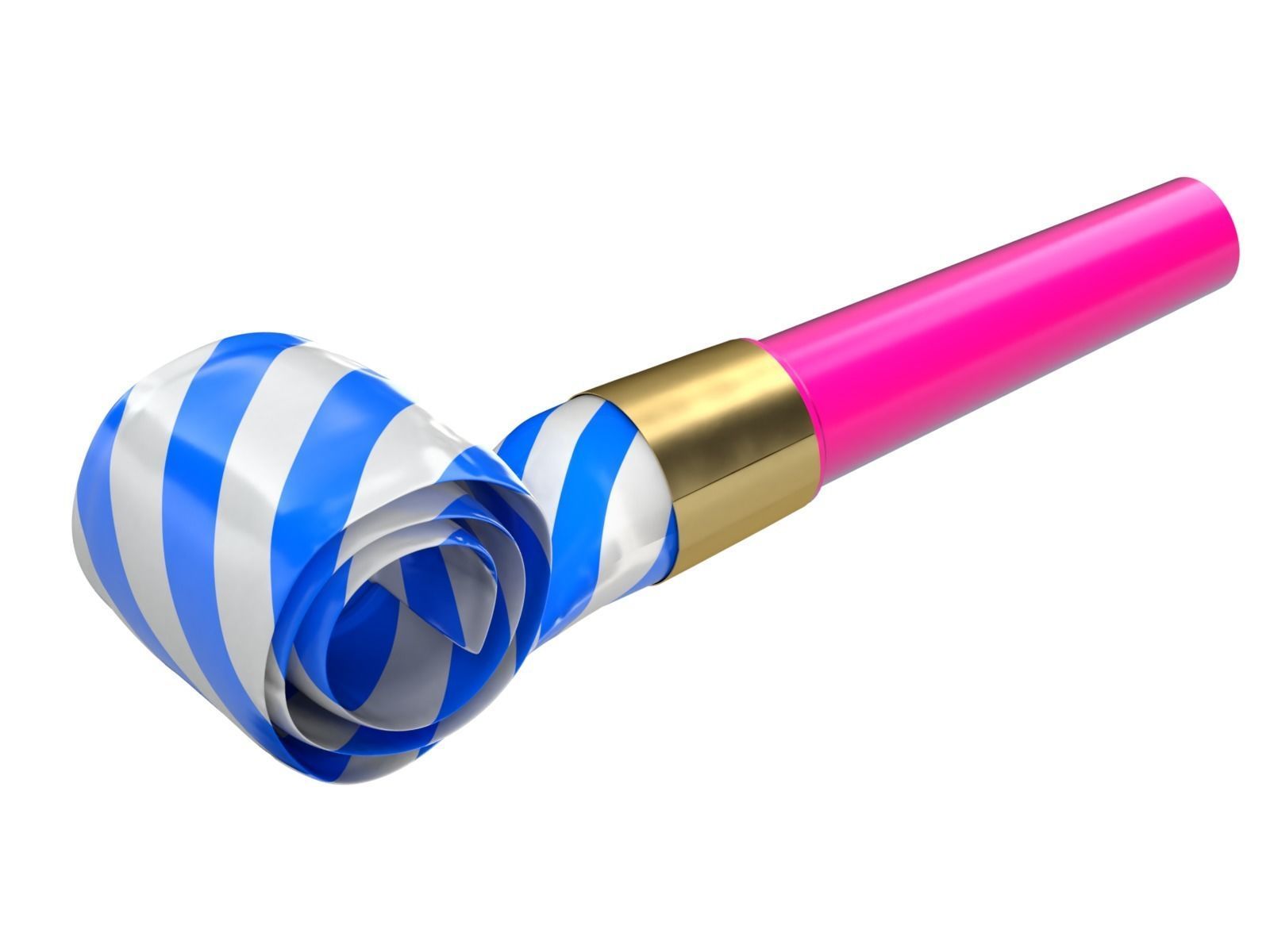 Party Whistle Animation 3D model animated | CGTrader