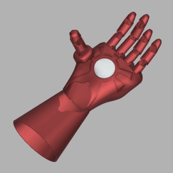 Iron Man Hand 3D model | CGTrader