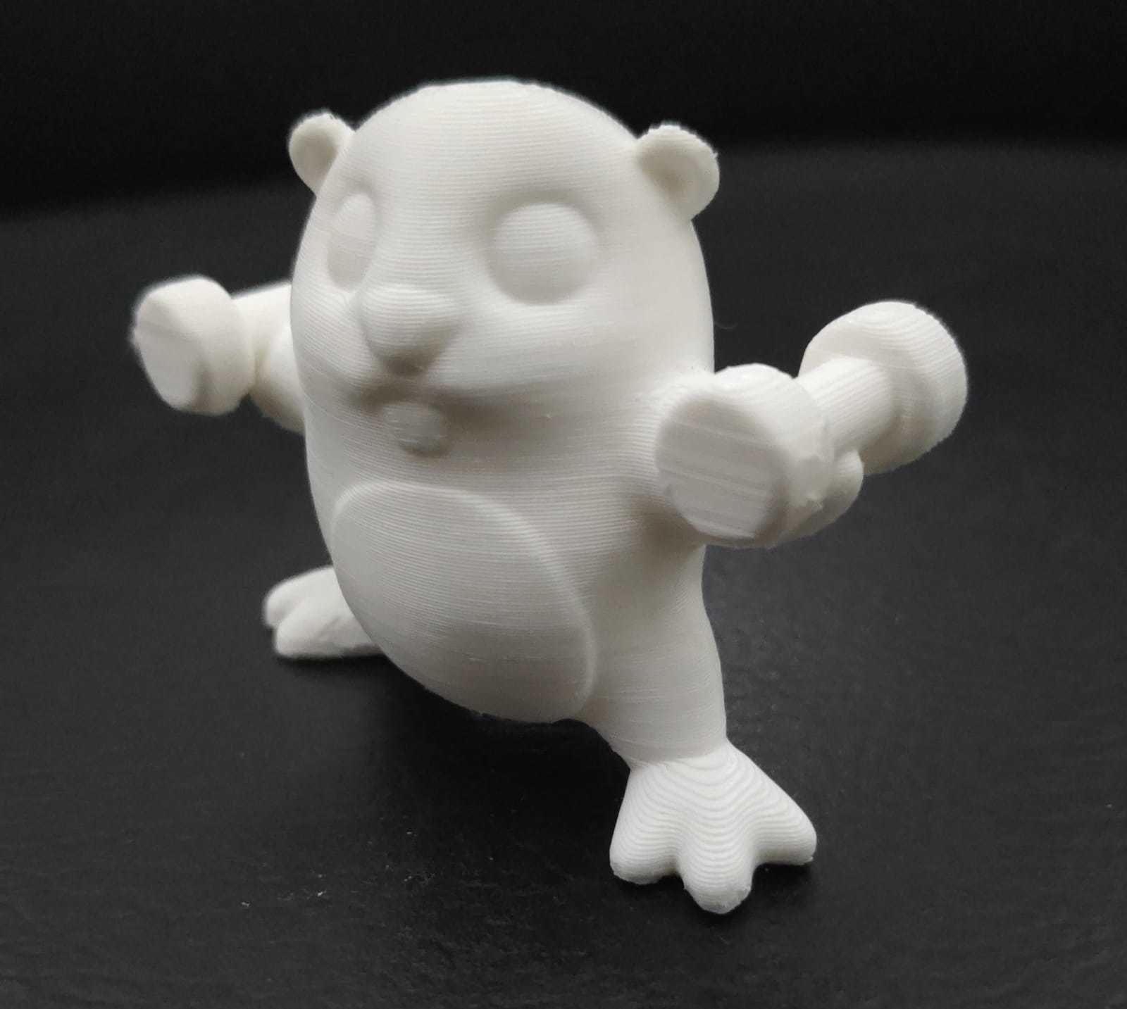 Beaver Working Out 3D model 3D printable | CGTrader