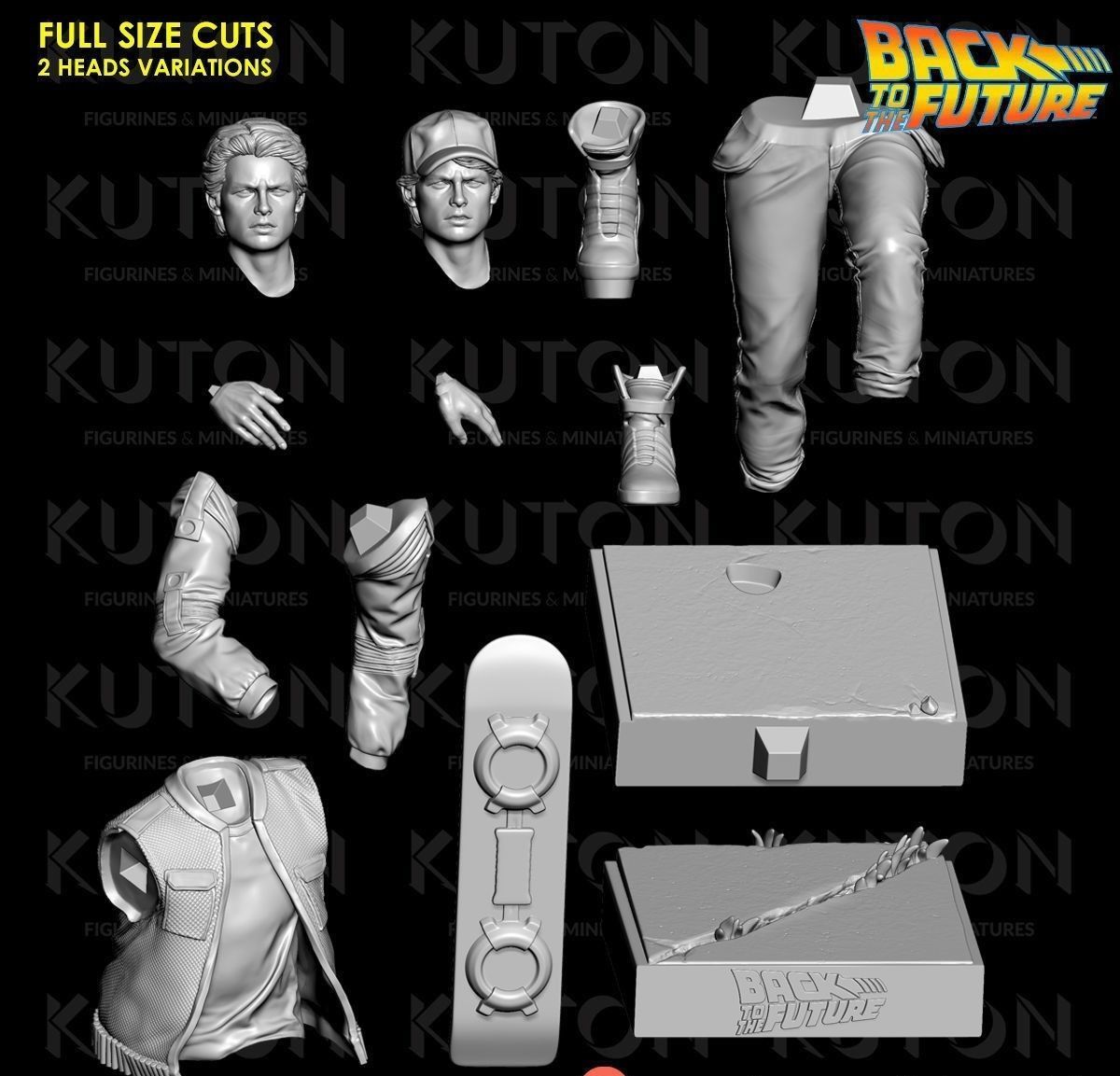 Marty Mcfly 3D model 3D printable | CGTrader