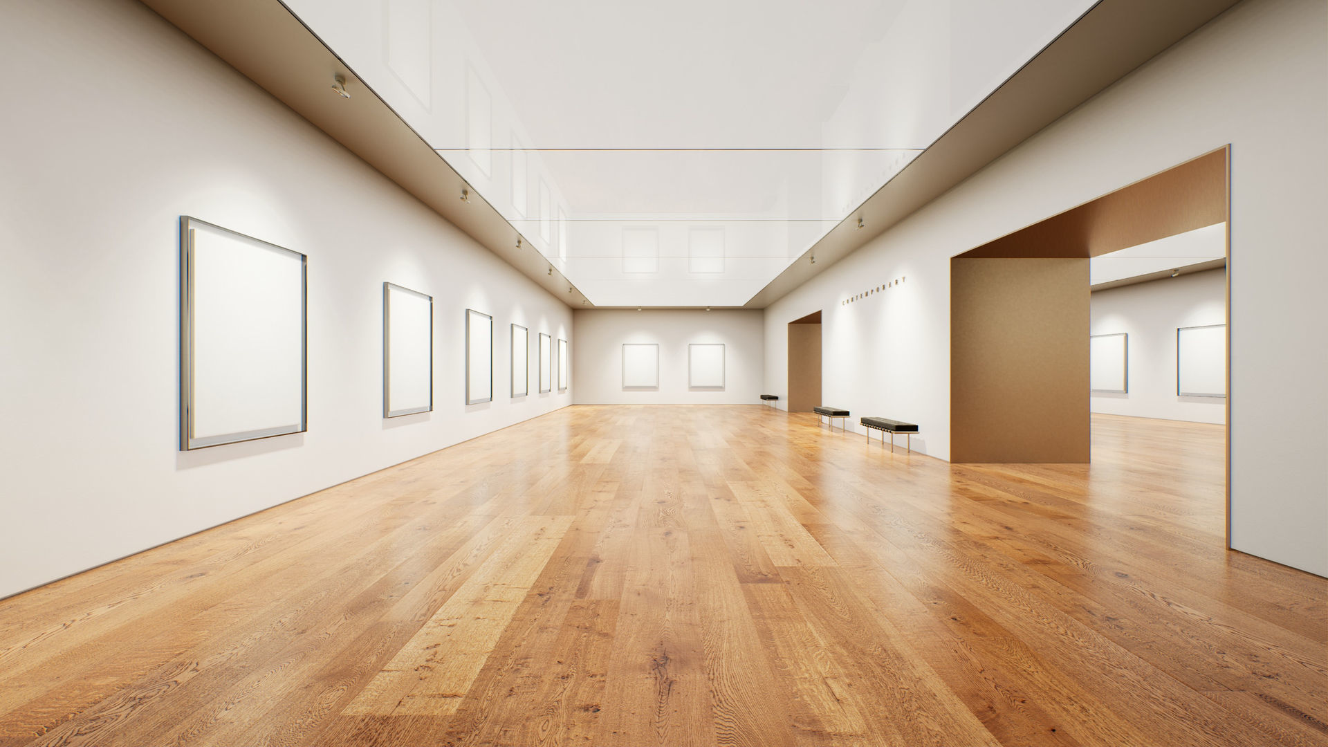 Art Gallery 007 UE4 3D model | CGTrader