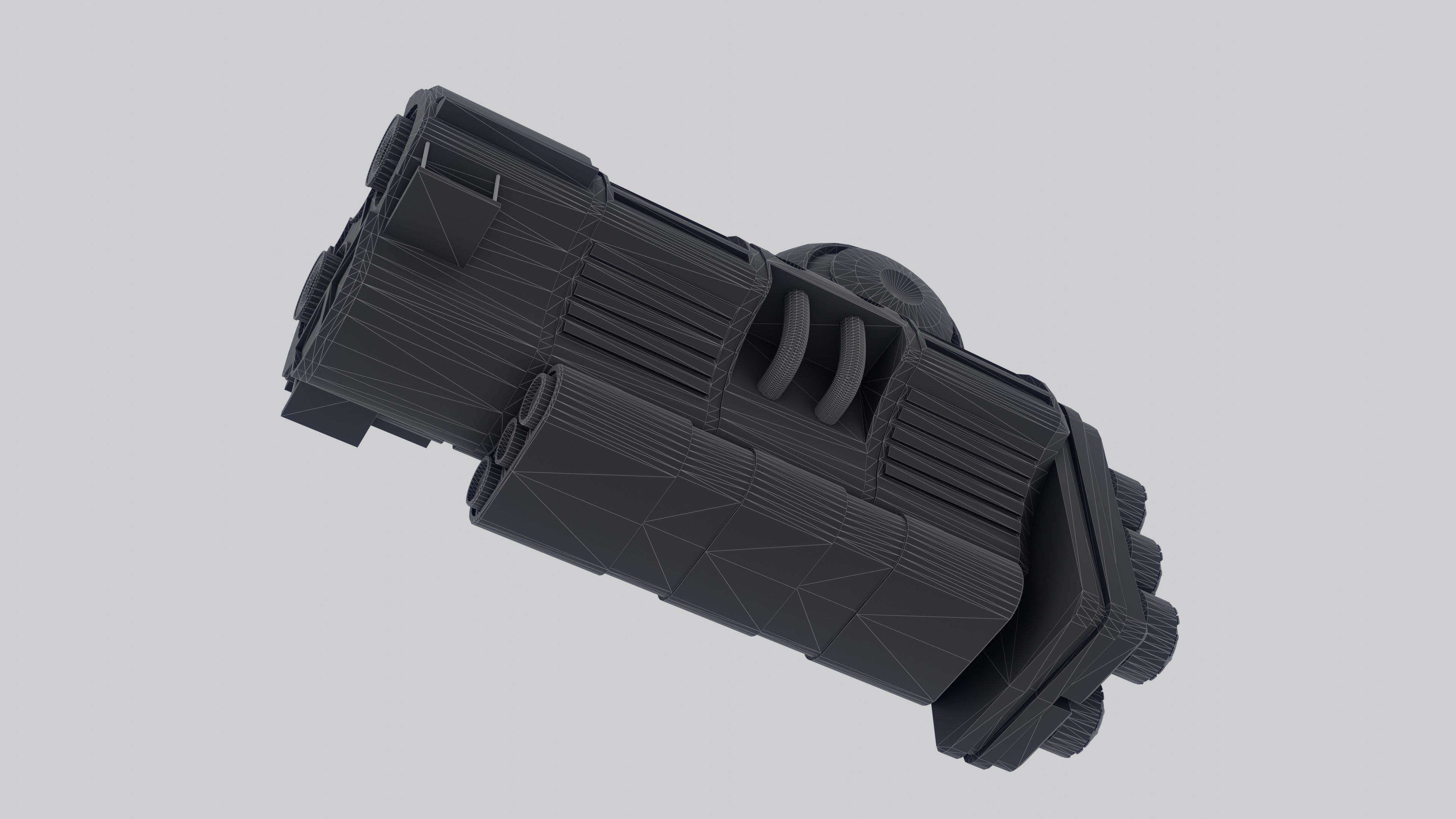 3D model Galactic Core spaceship VR / AR / low-poly | CGTrader