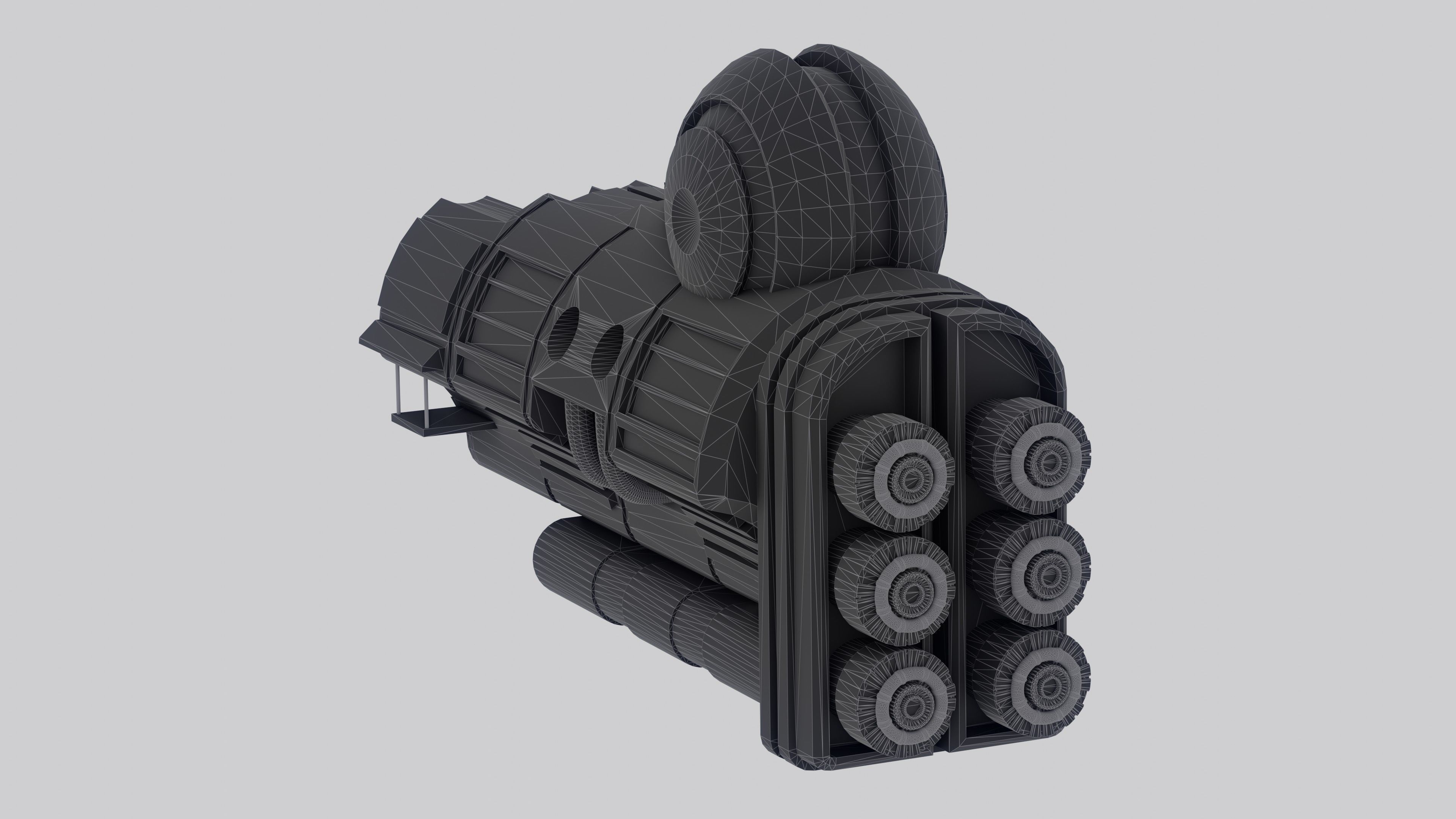 3D model Galactic Core spaceship VR / AR / low-poly | CGTrader