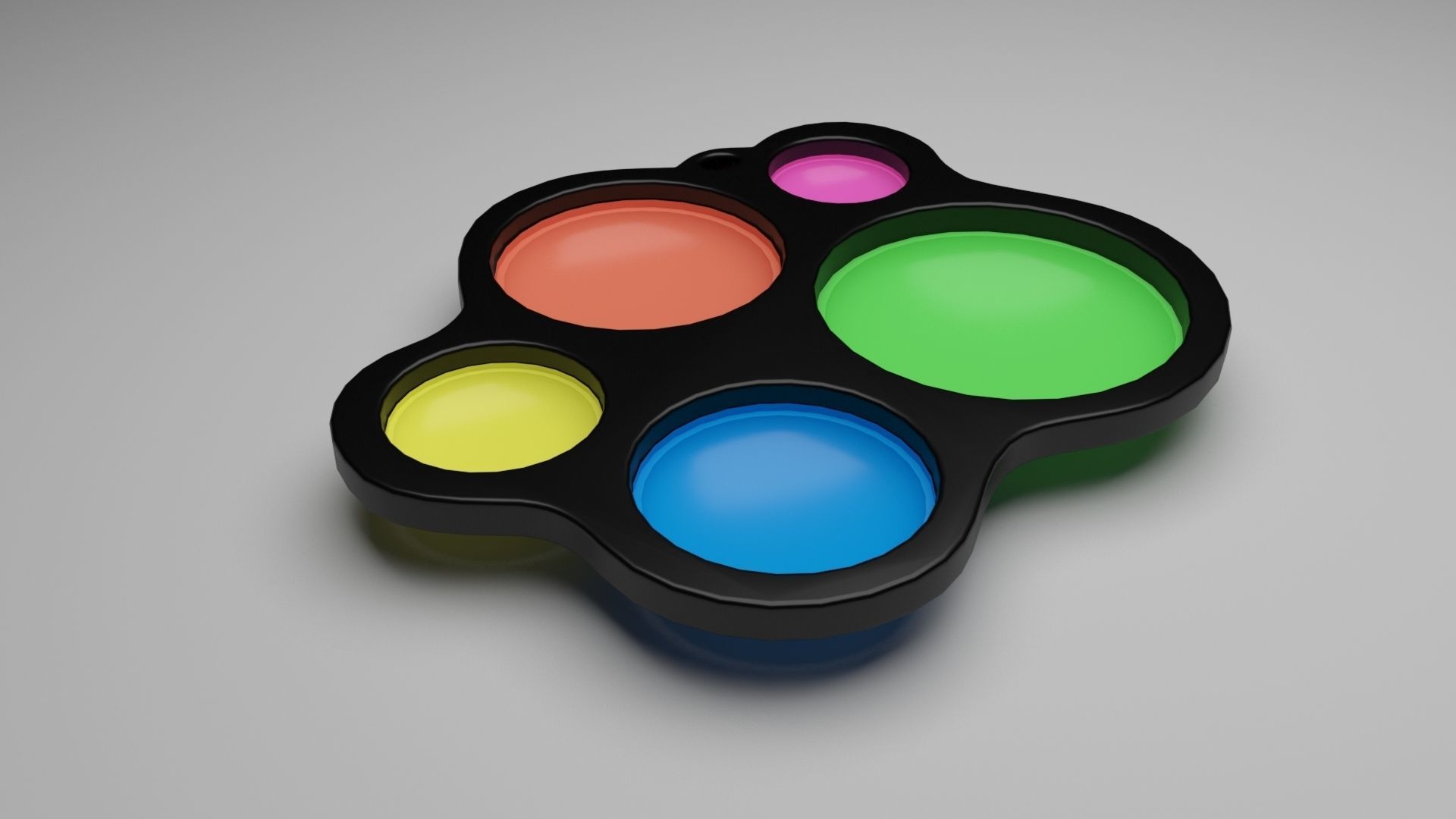 Popping Simple Dimple Animation 3D model animated | CGTrader